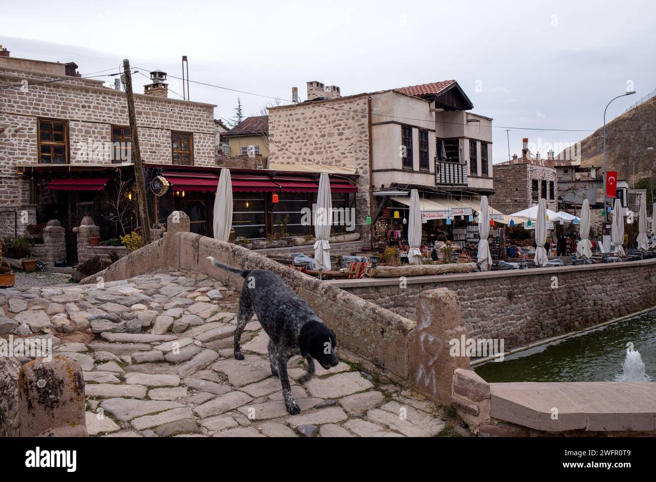 Sille - Konya-Turkey - 01-20-2024:View of the historic town of Sille ...