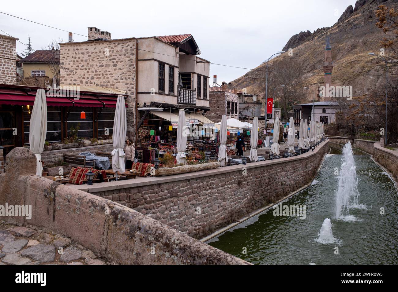 Sille - Konya-Turkey - 01-20-2024:View of the historic town of Sille ...