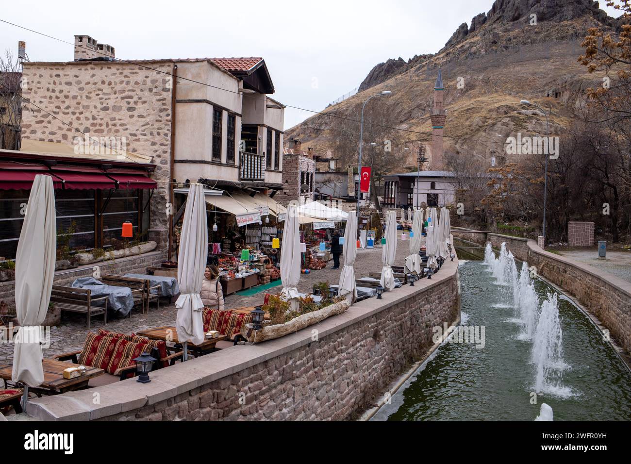 Sille - Konya-Turkey - 01-20-2024:View of the historic town of Sille ...