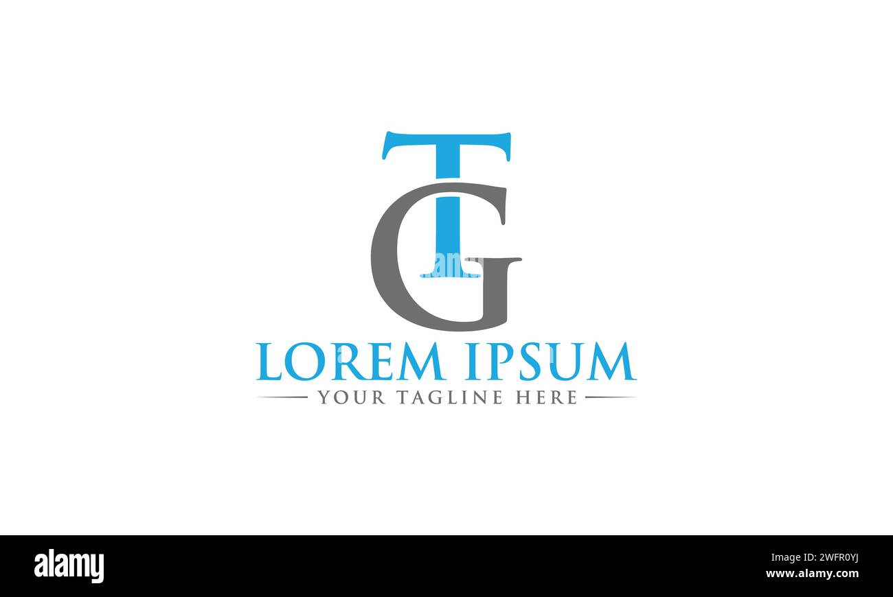 TG Letter Logo Design. Unique and Professional TG Logo design Stock ...