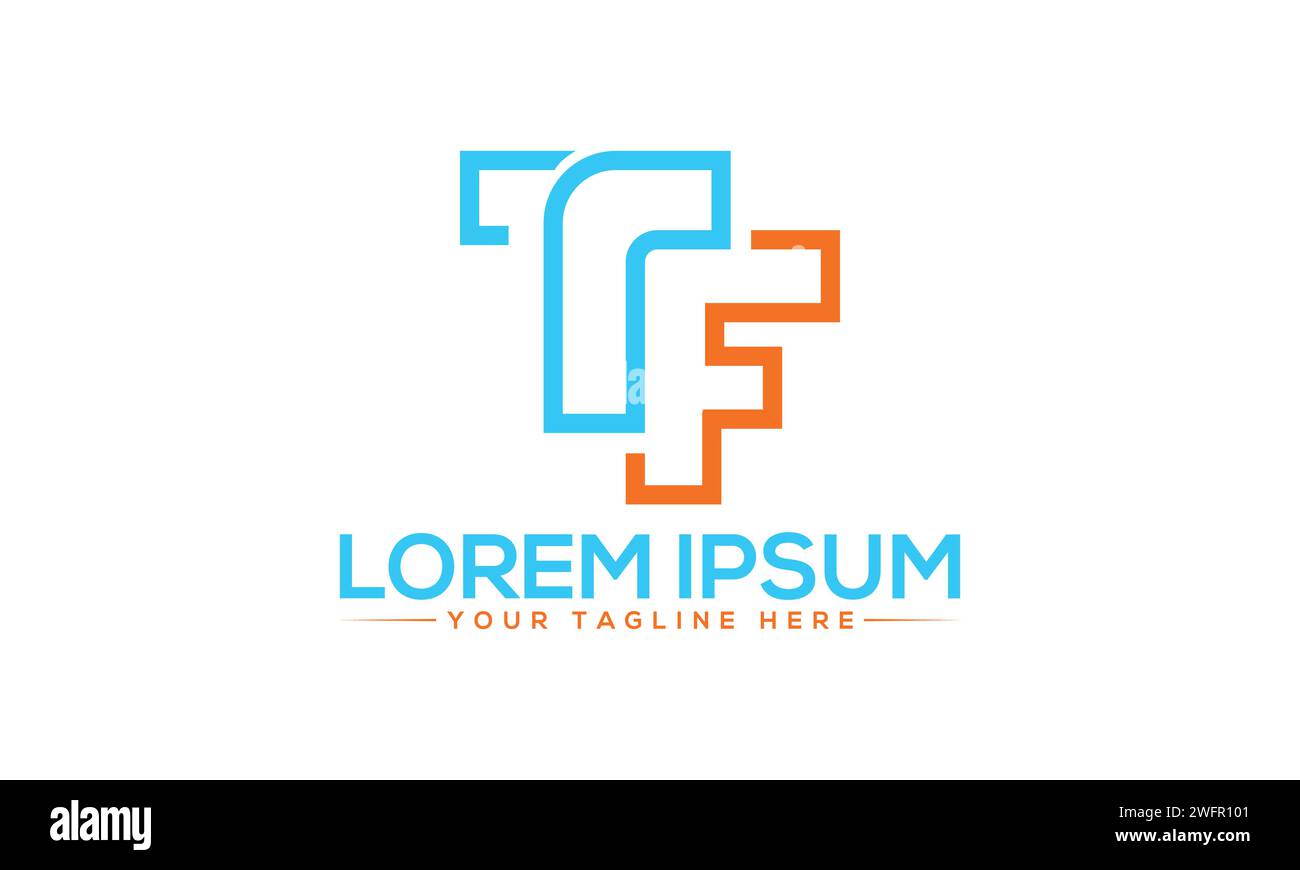 TF Letter Logo Design. Unique and Modern TF FT Logo Design Stock Vector ...