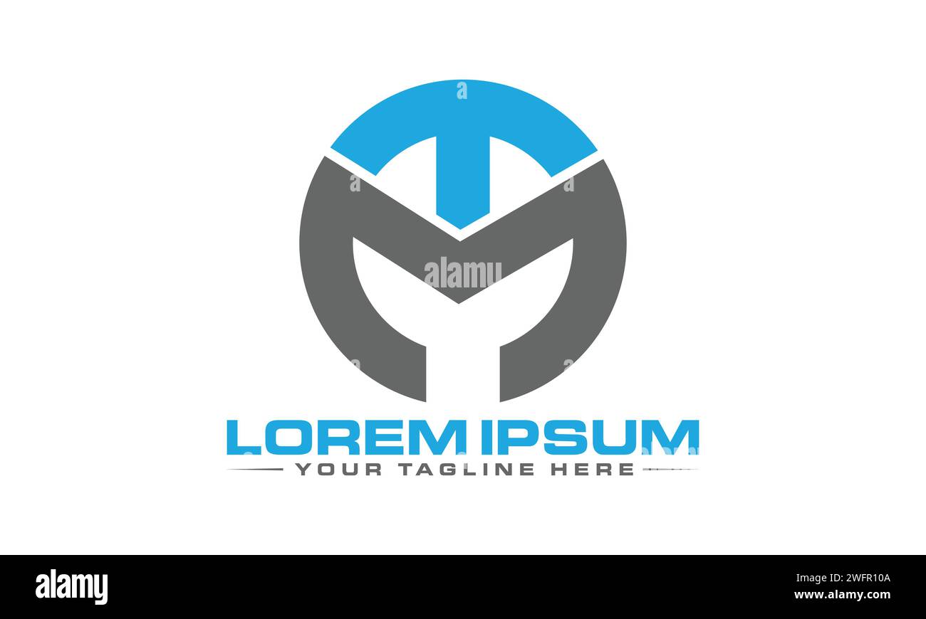 TM Letter Logo Design. Creative TM MT Logo Design Stock Vector Image ...