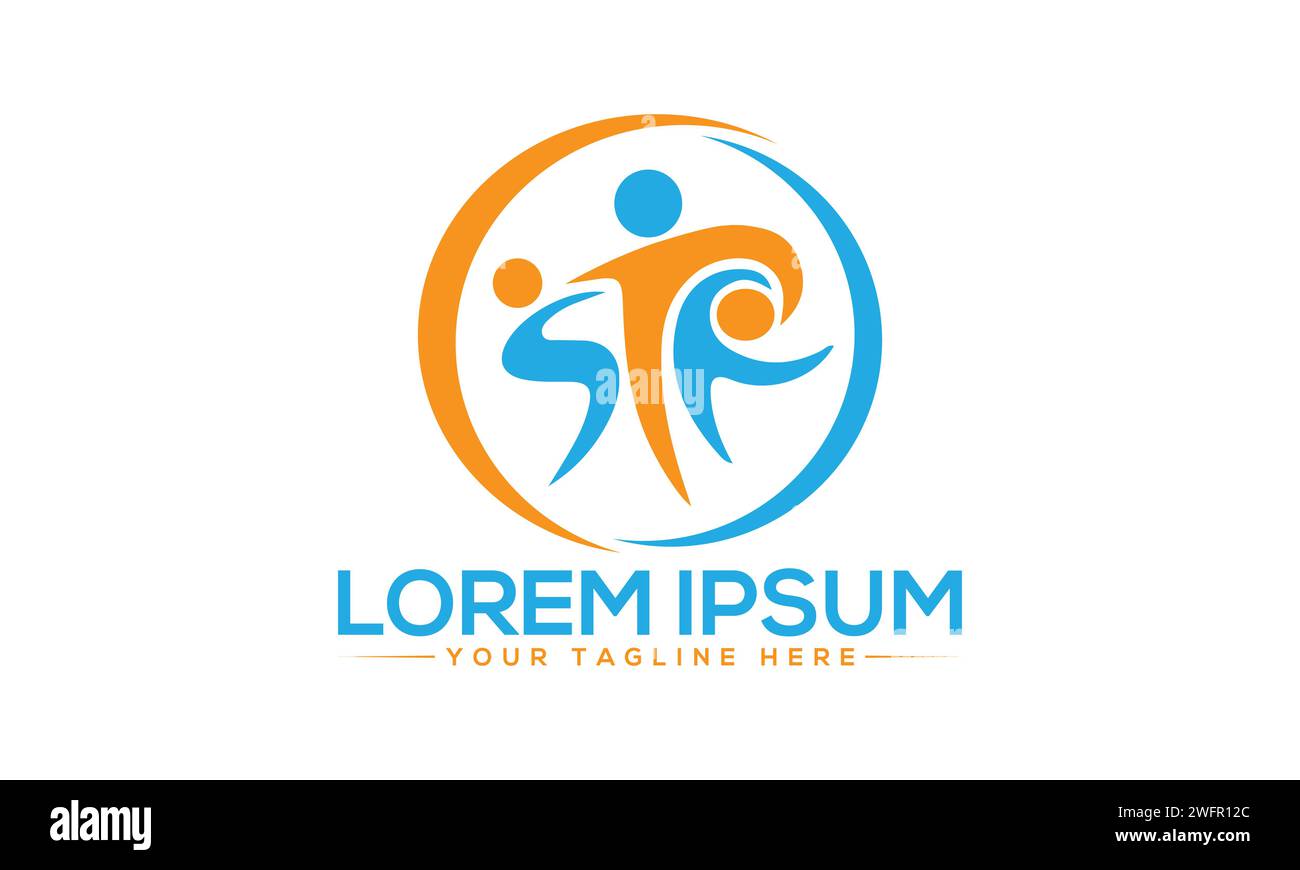 Together Logo Design. Unique Together Logo Design Stock Vector Image ...