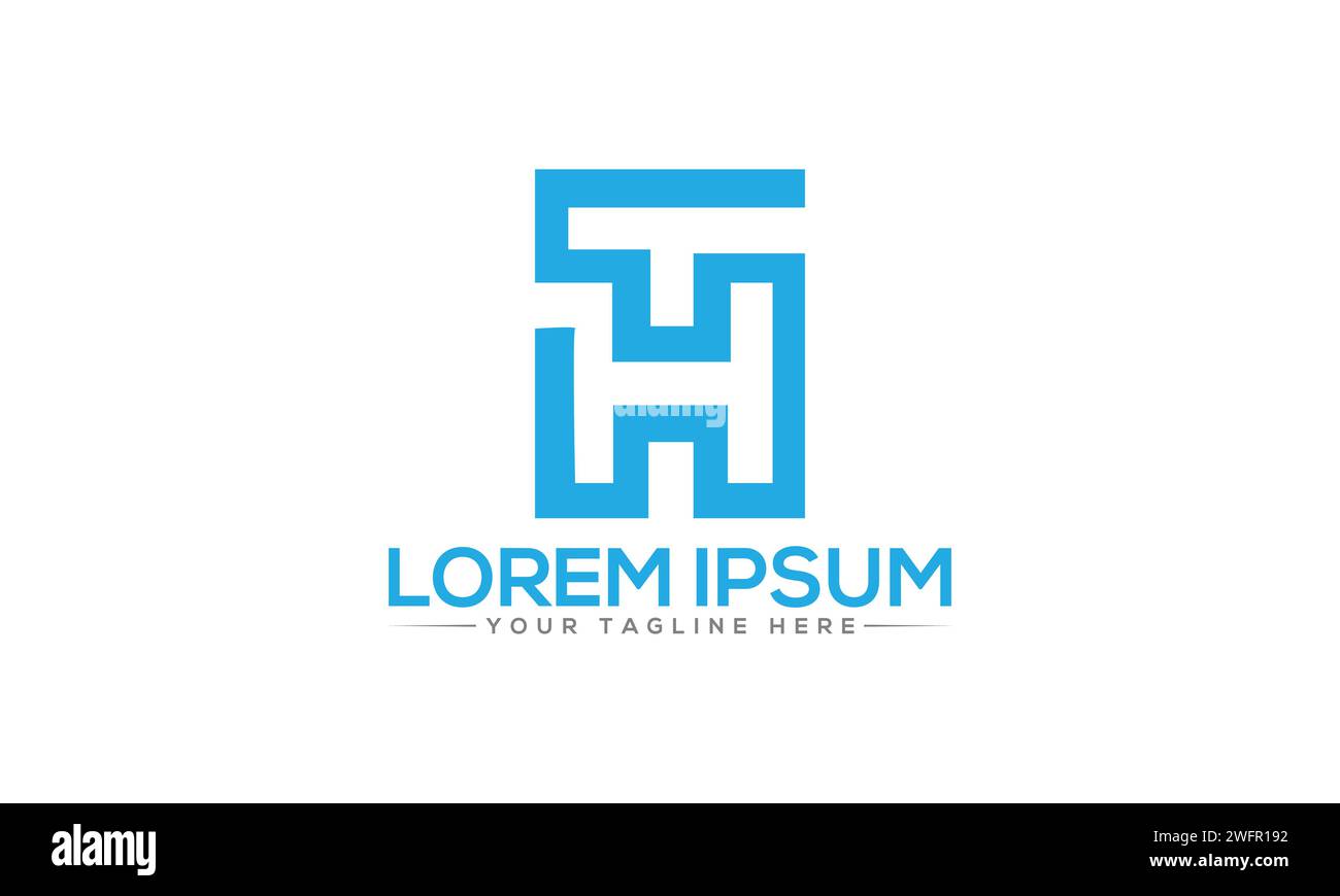 TH Letter Logo design. Unique and Professional TH Logo Design Stock ...
