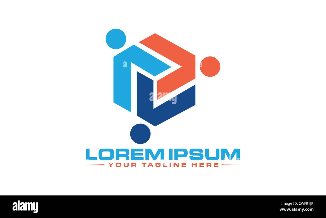 Together Logo Design. Unique Together Logo Design Stock Vector Image ...