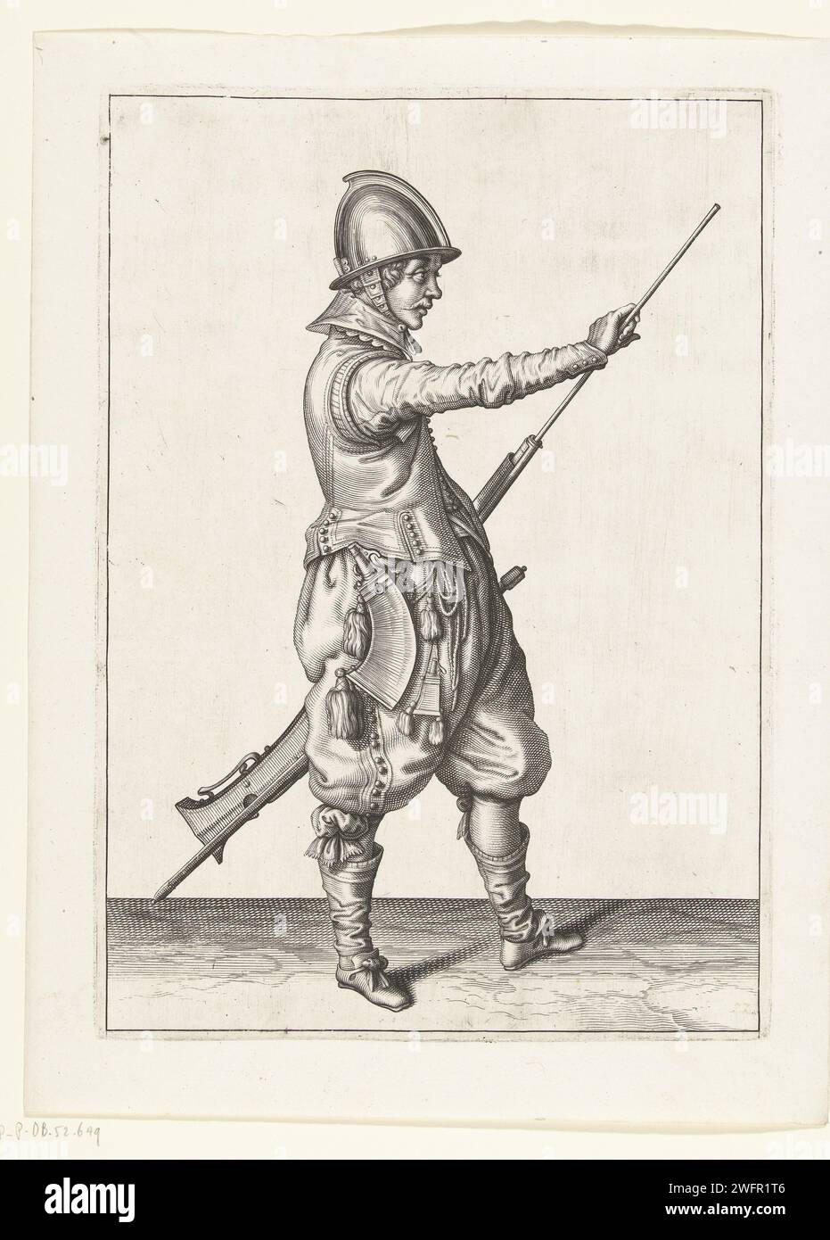 Soldier who pulls his chest of drawers out of the course of his helm ...