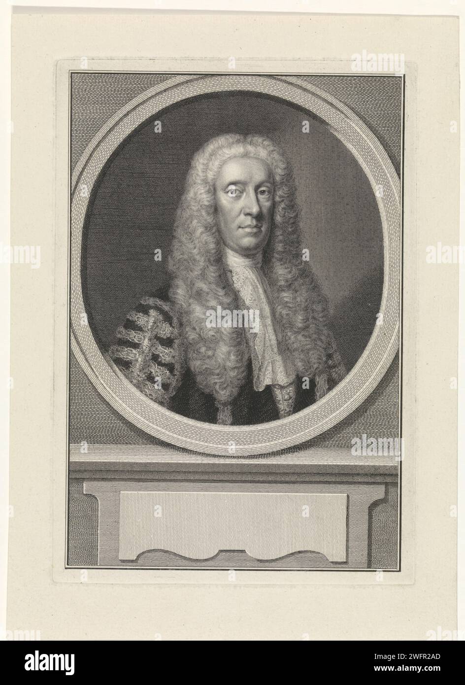 Portrait of John Strange, Jacob Houbraken, 1754 - 1780 print Bust to ...