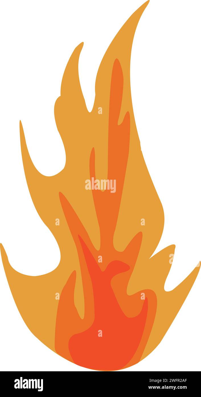 Three-colour flame on white background Stock Vector Image & Art - Alamy