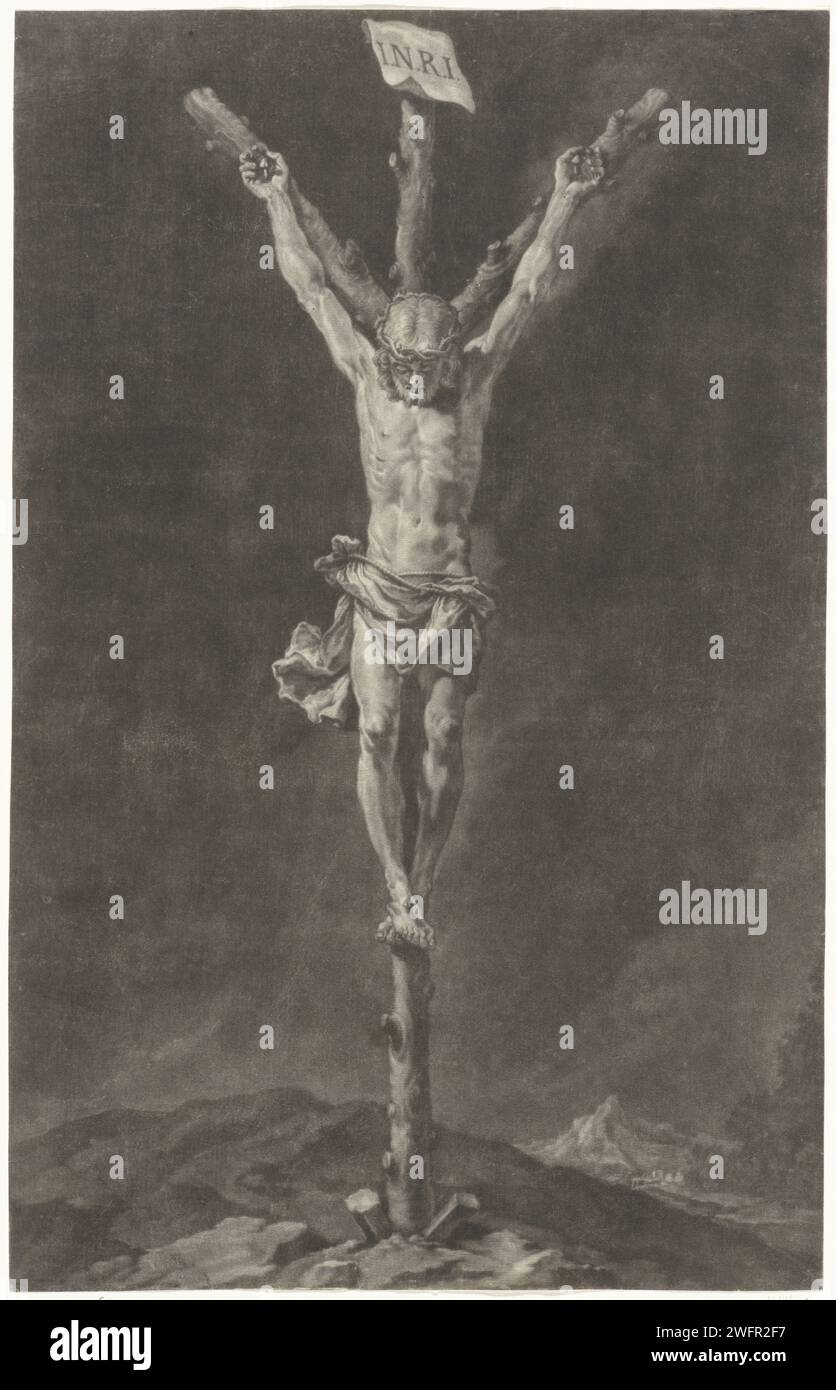 Christ on Het Kruis, Jan Thomas, 1642 - 1678 print Christ on the cross ...