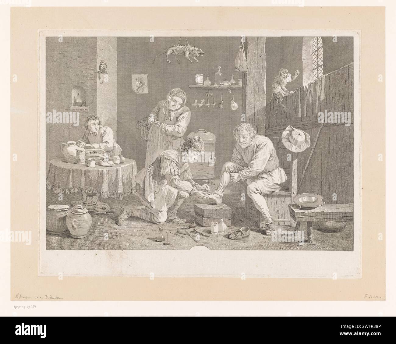 Field surgeon with a patient, Thomas Major, After David Teniers, 1724 ...