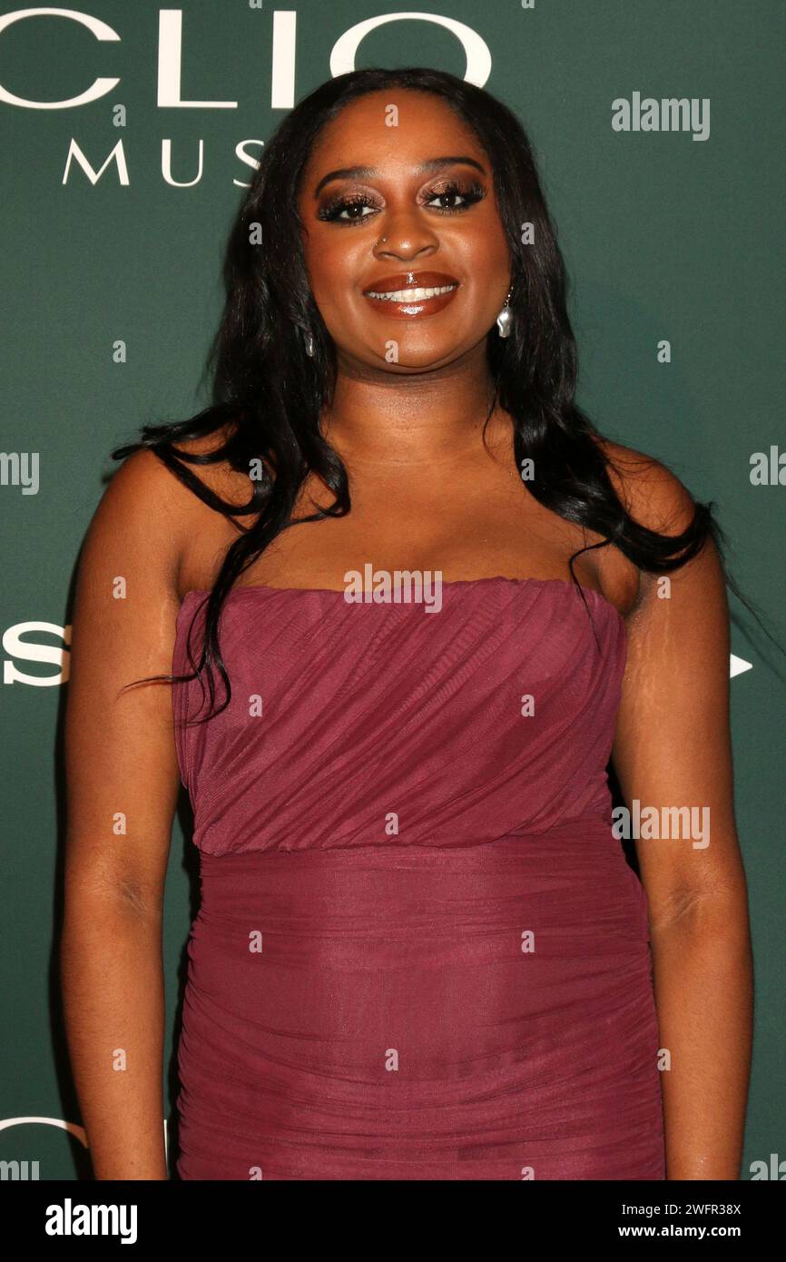 LOS ANGELES - JAN 31: Ayoni at the 2024 Clio Music Awards at the ...