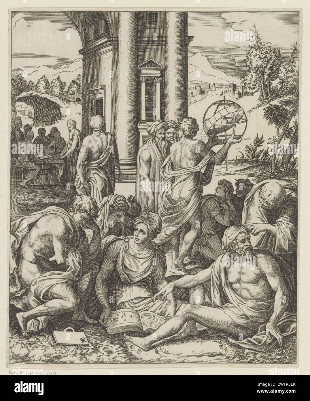 Group Scholars, Marco Dente, After Francesco Salviati, 1498 - 1532 ...