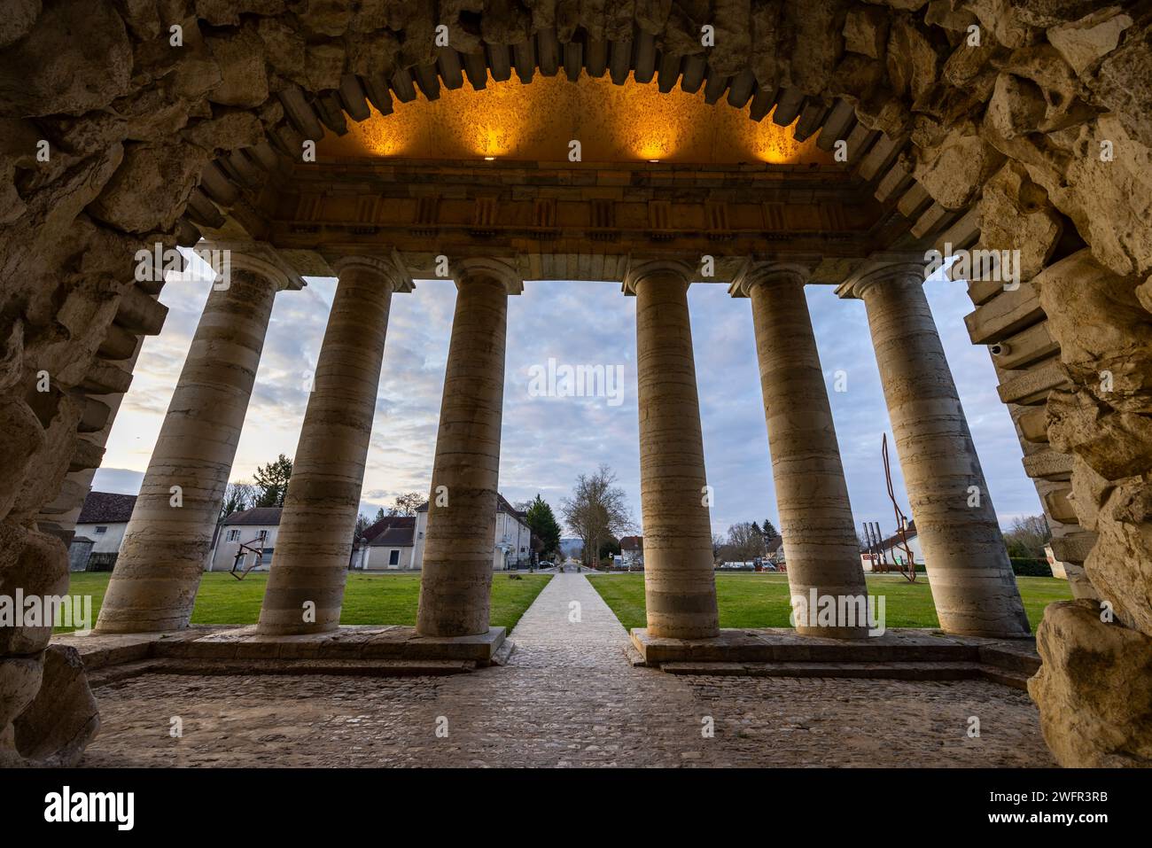 Royal salt work complex in Arc-et-Senans, UNESCO World Heritage Site ...