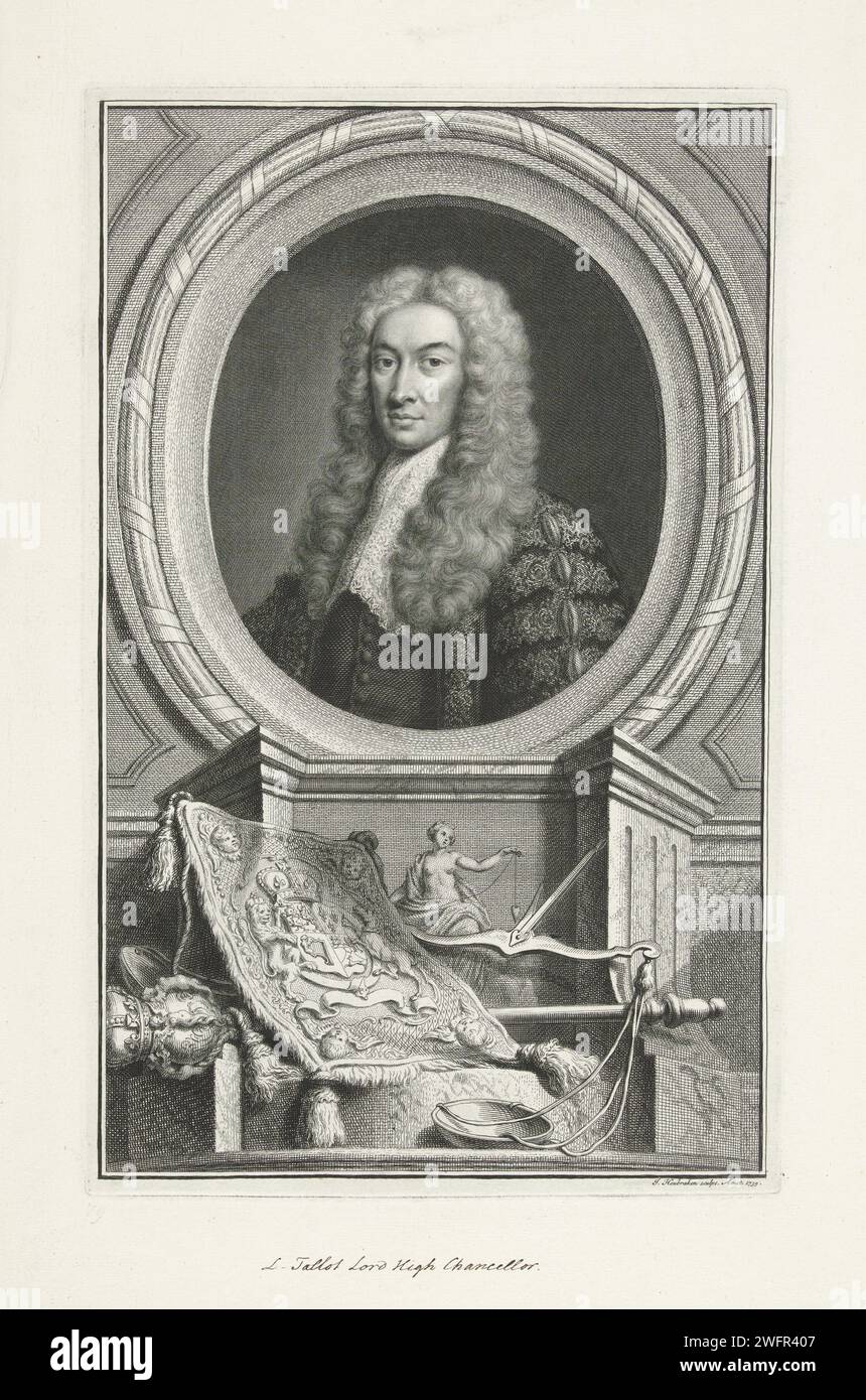 Portrait of Charles Talbot, 1st Baron Talbot van Hensol, Jacob ...