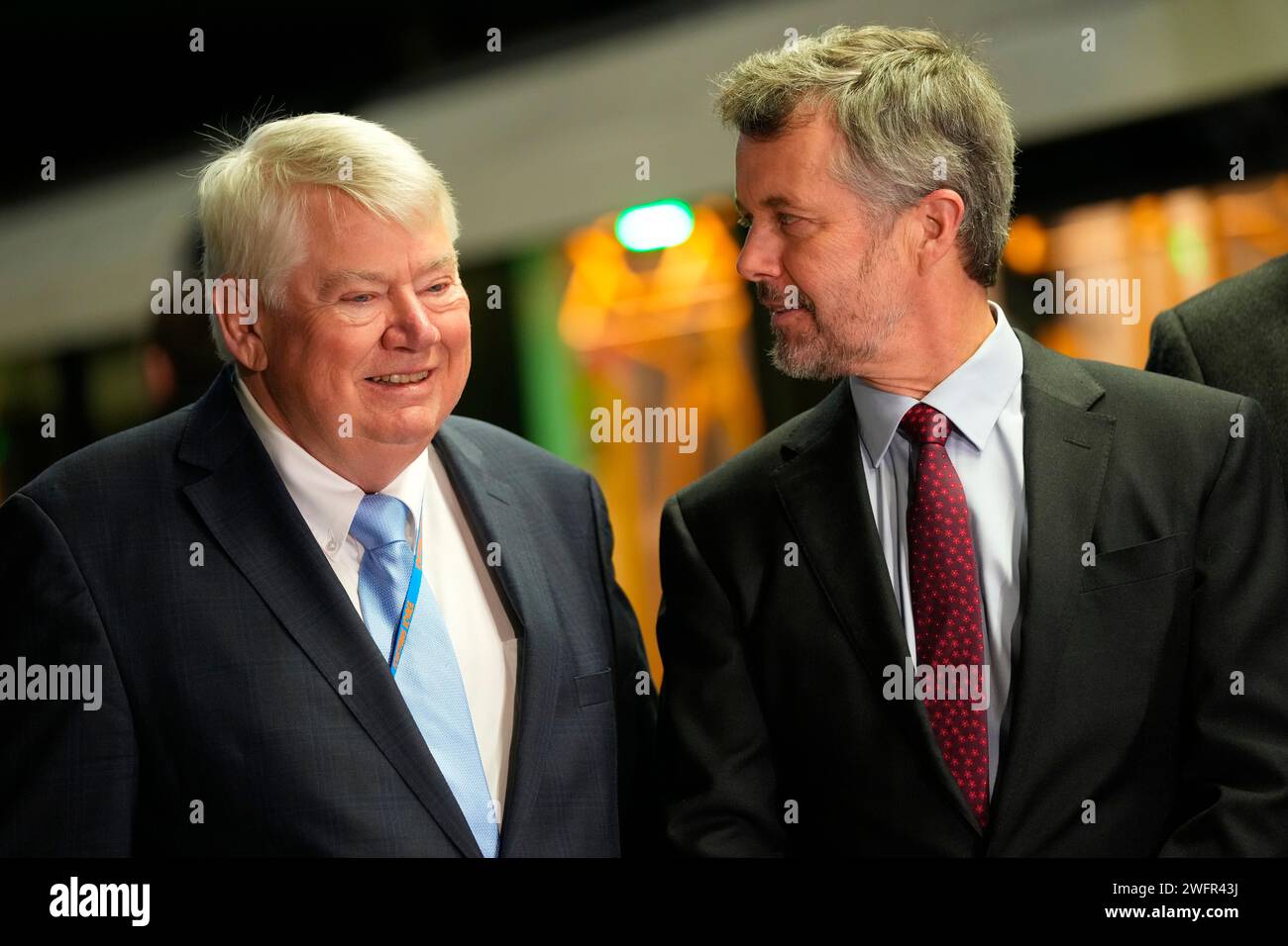 King Frederik X and Jorgen Mads Clausen, businessman, entrepreneur and ...