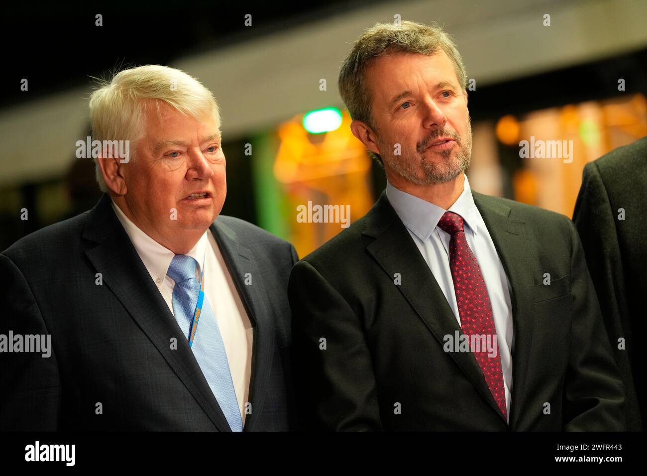 King Frederik X and Jorgen Mads Clausen, businessman, entrepreneur and ...