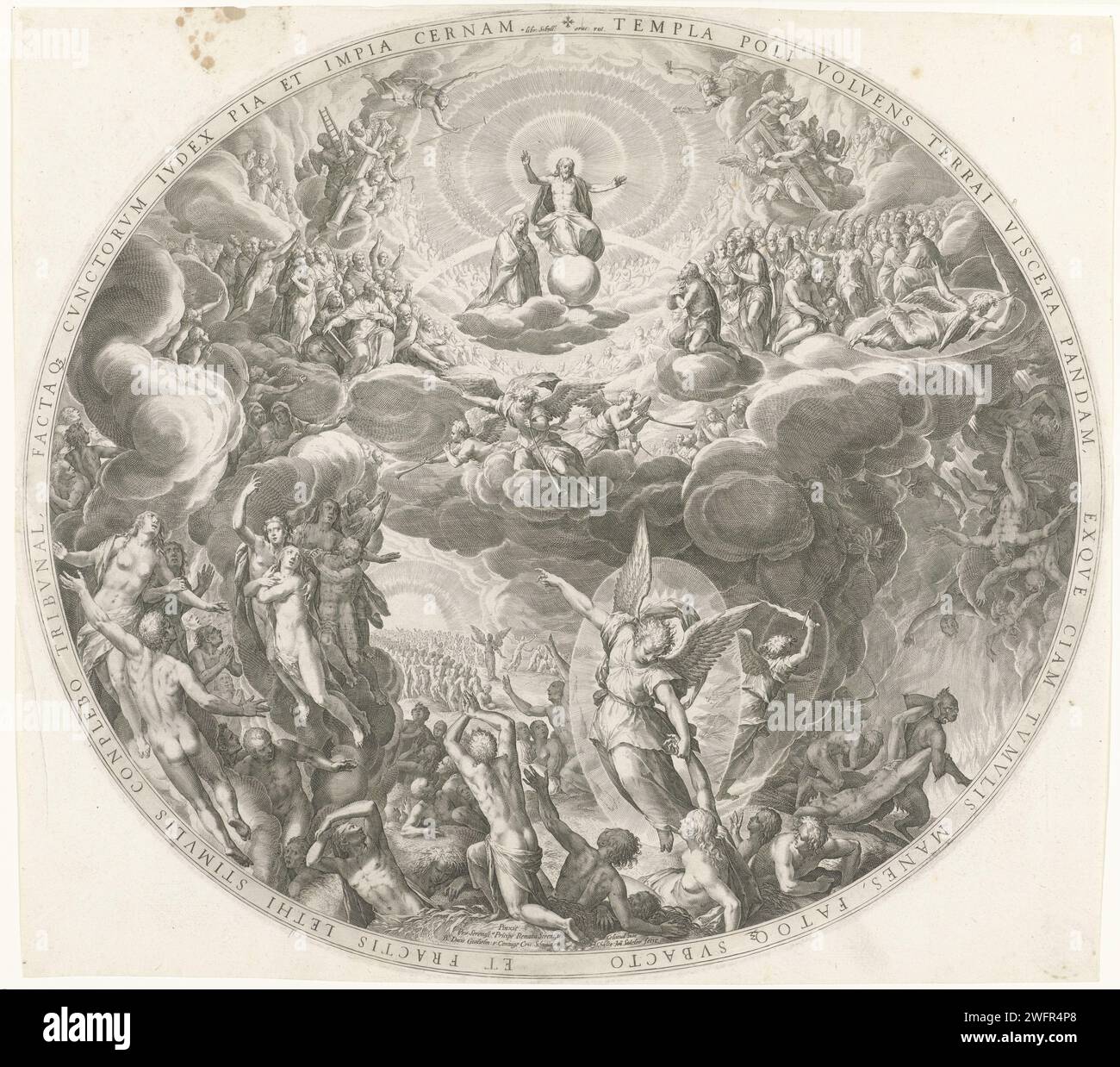 Last Judgment, Johann Sadeler (I), After Christoph Schwarz, 1588 - 1595 ...