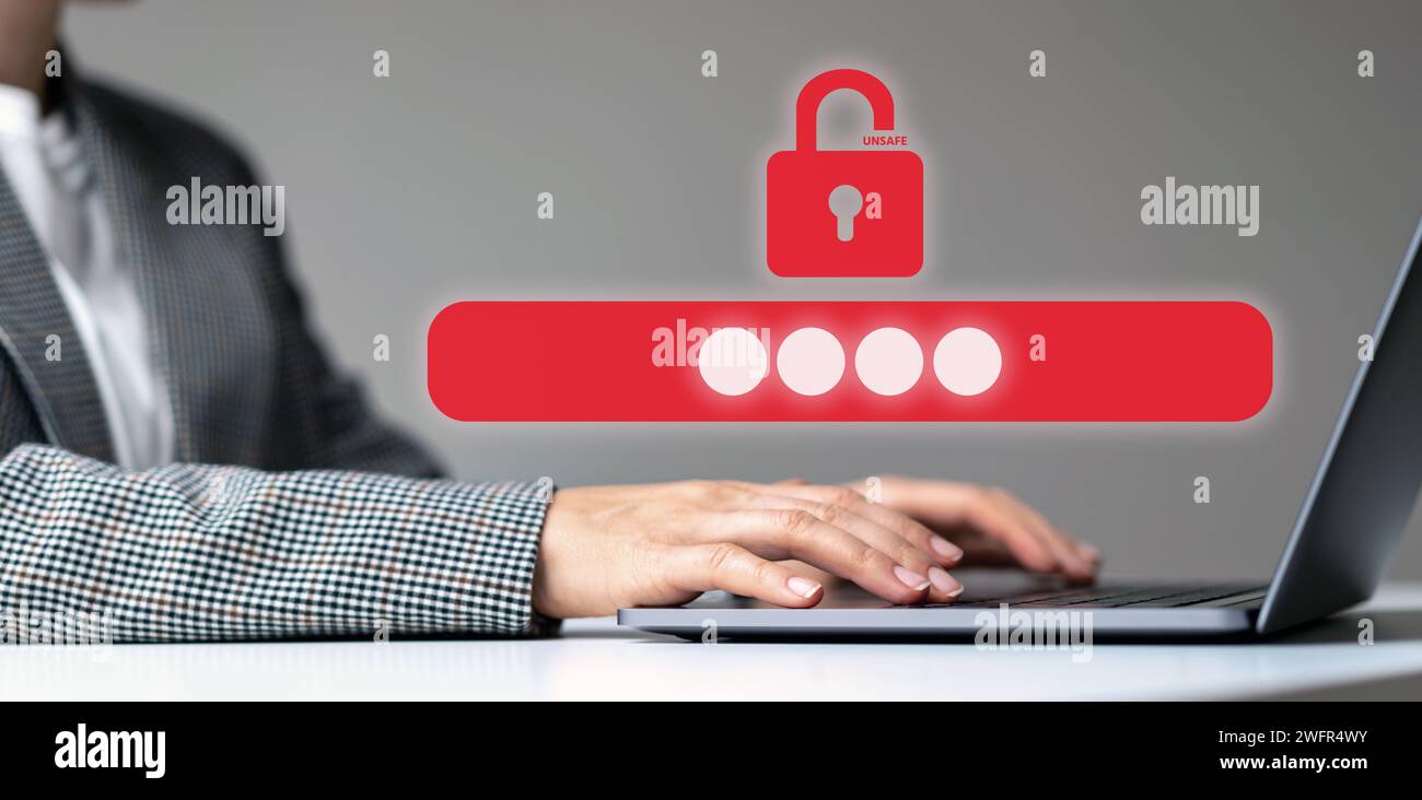 Weak cybersecurity hi-res stock photography and images - Alamy