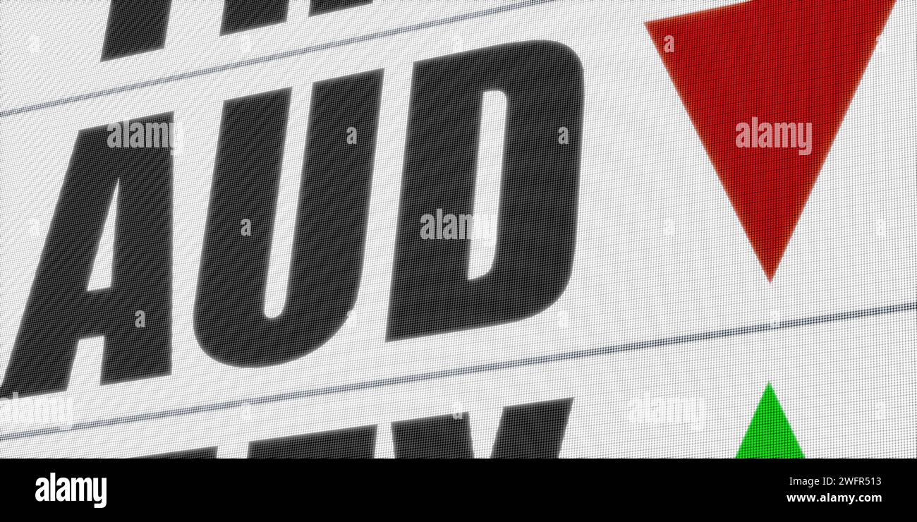 Austral dollar currency sign. Austral dollar currency symbol and red ...