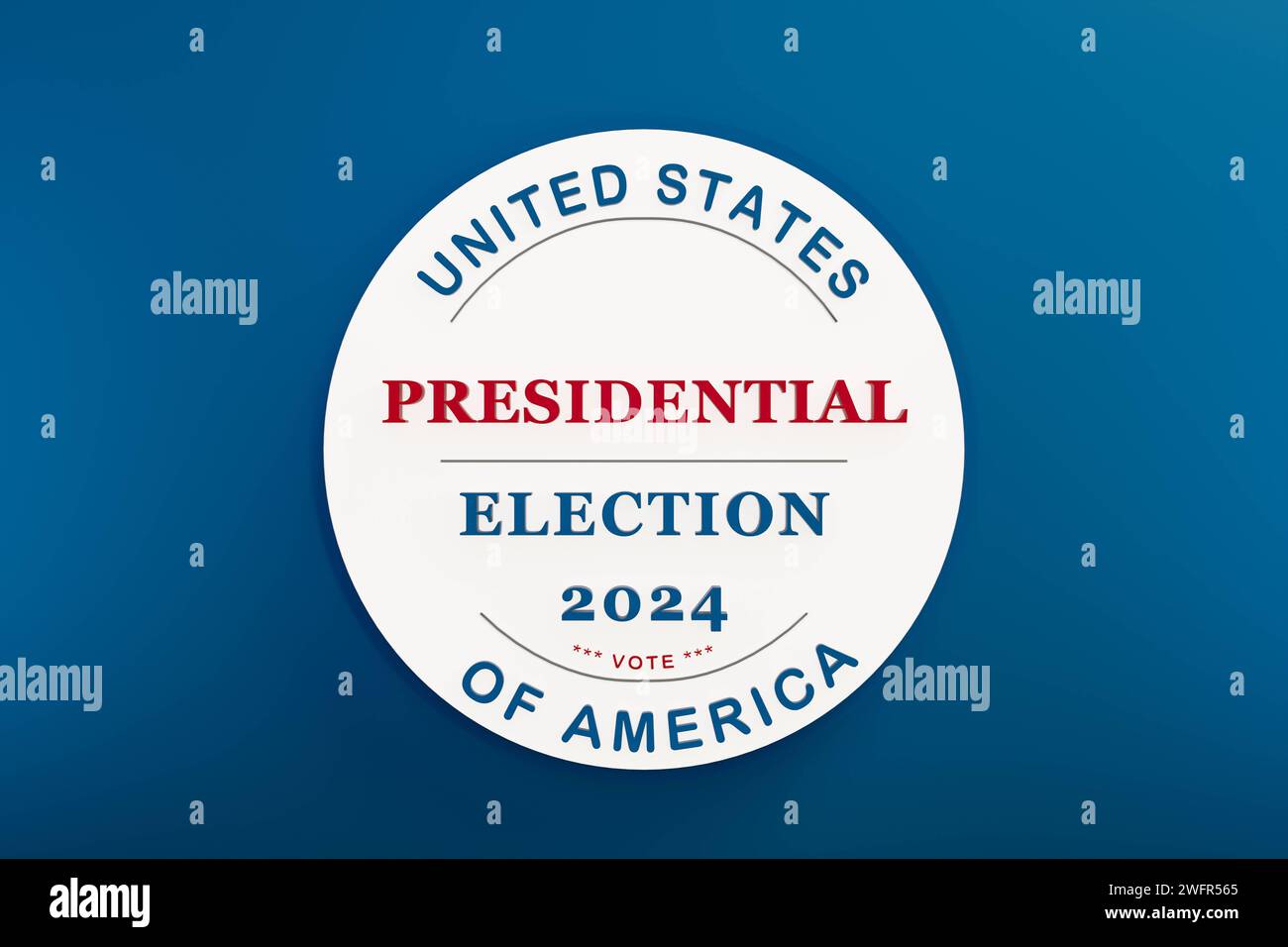 US presidential election banner 2024. US presidential election banner ...