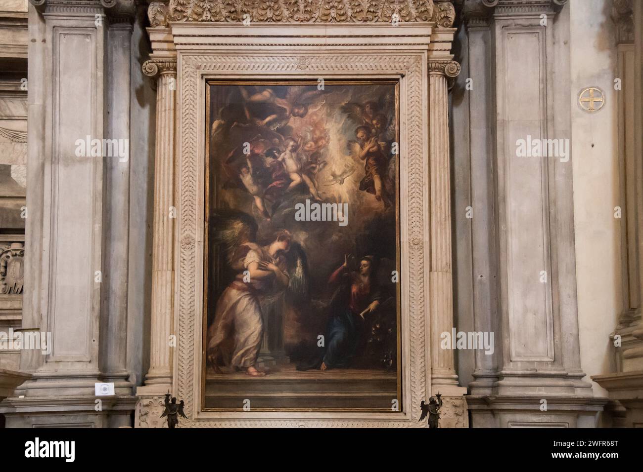 Venice san salvador tiziano annunciation painting hi-res stock photography and images - Alamy
