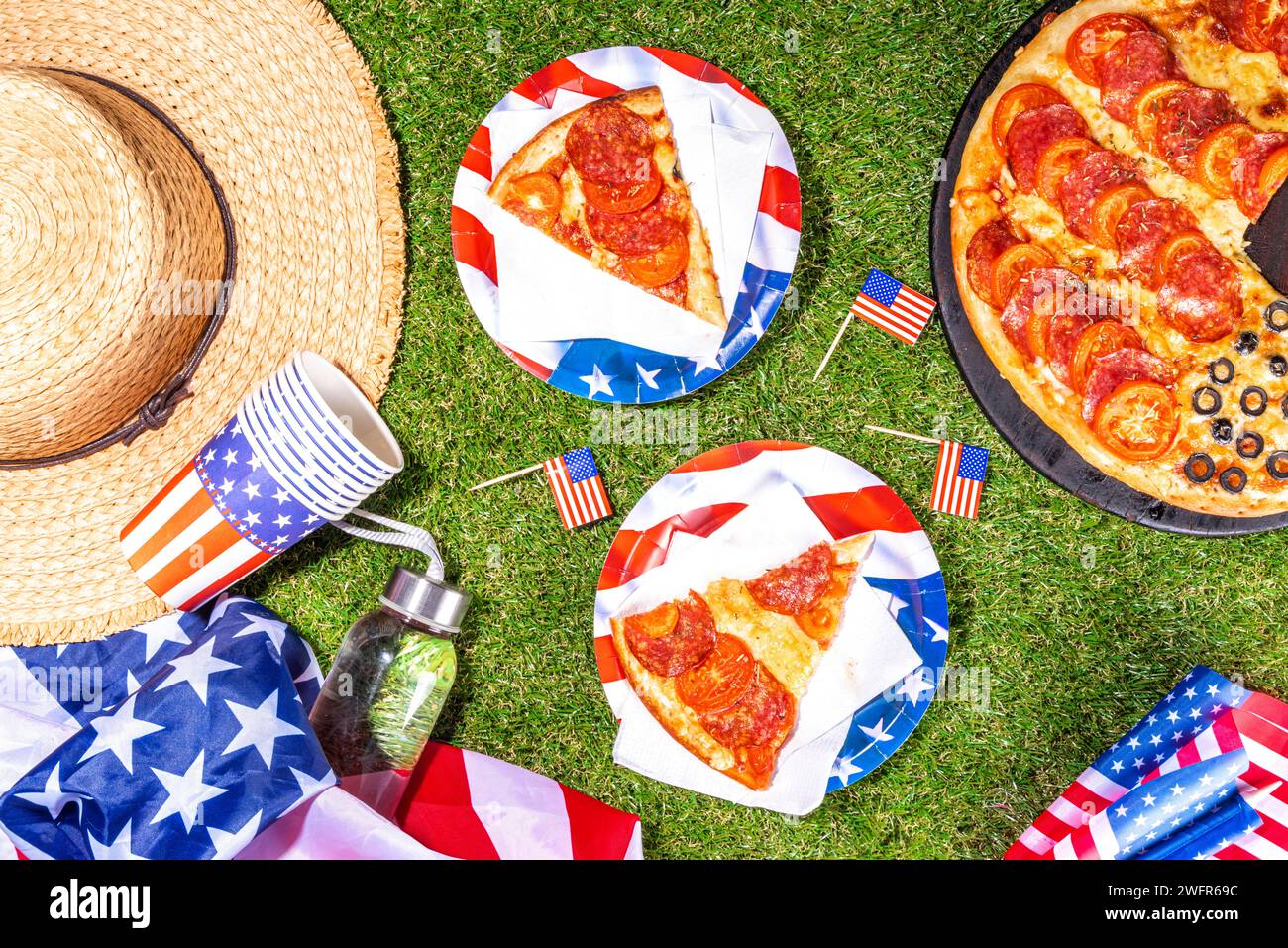 july 4th holiday party pizza, Fourth of July, Patriotic Independence ...