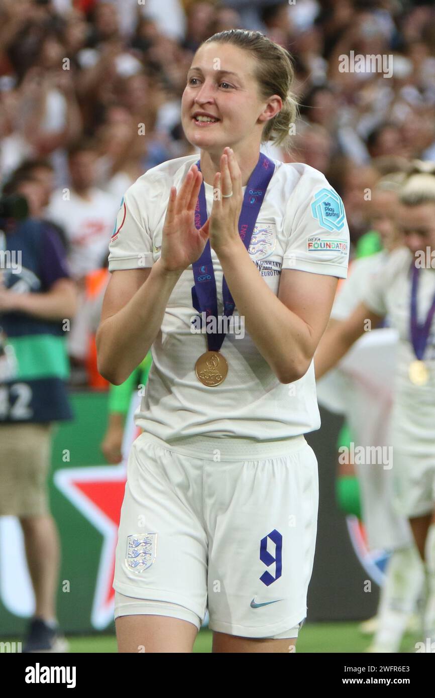 Elllen White with winners medal after UEFA Women's Euro Final 2022 ...