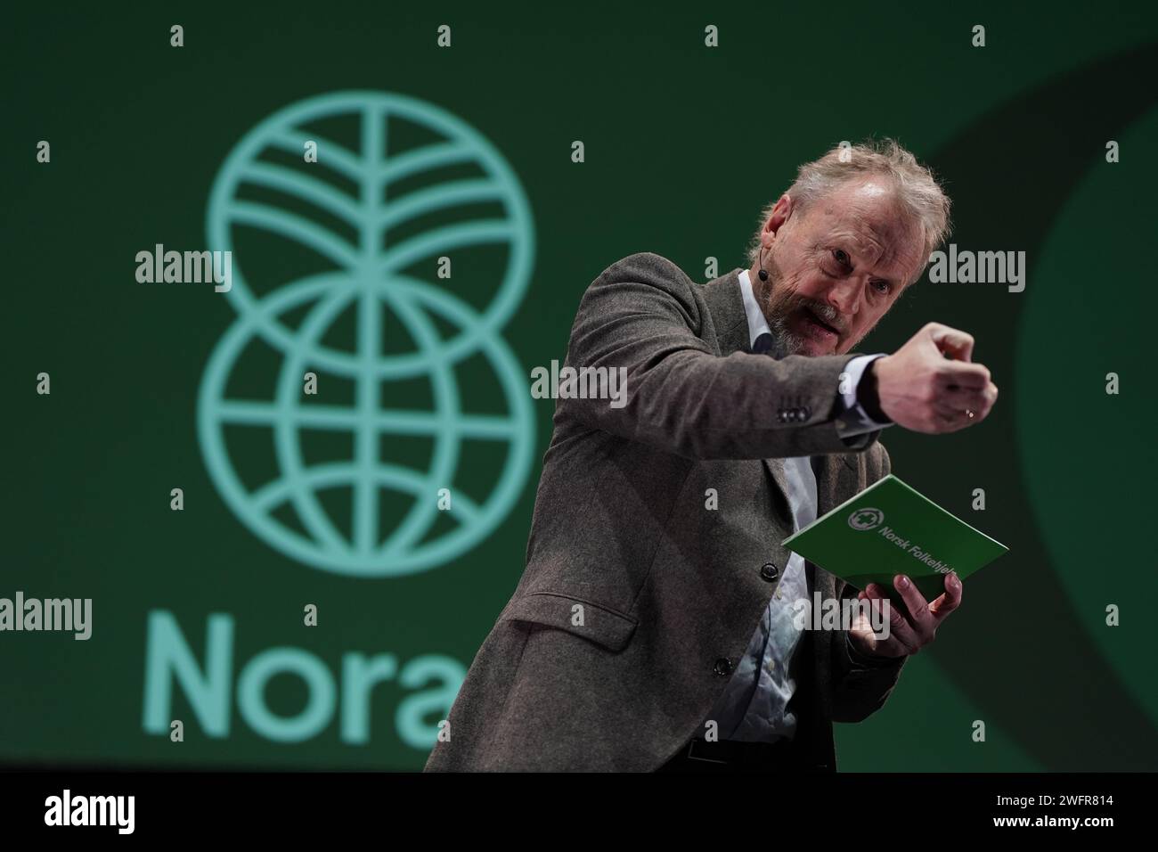 Oslo 20240201.Raymond Johansen speaks during the Norad conference at ...