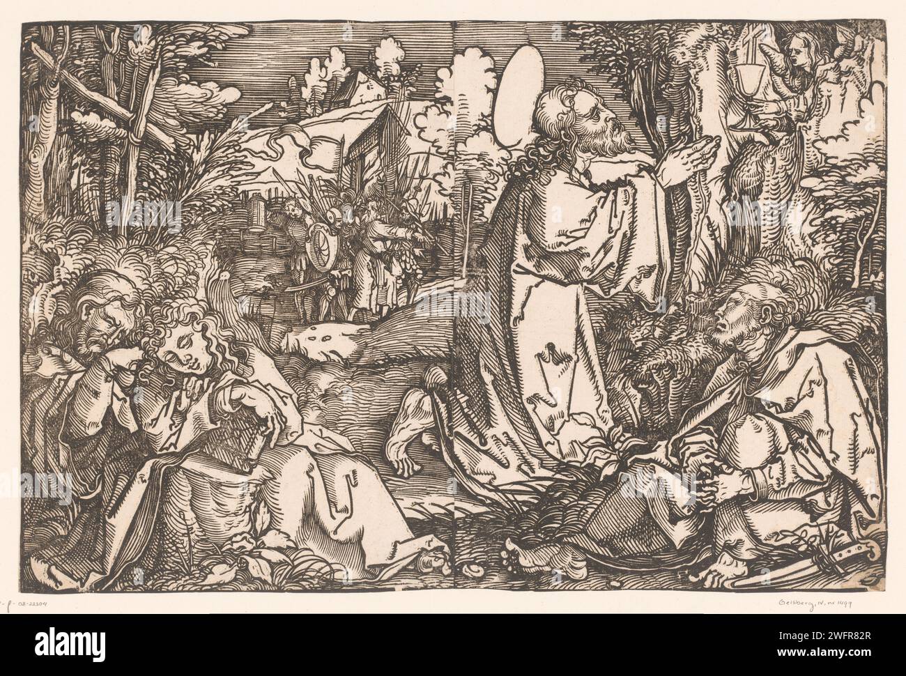 Christ in the court of Getsemane, Anonymous, Hans Weiditz, c. 1522 ...