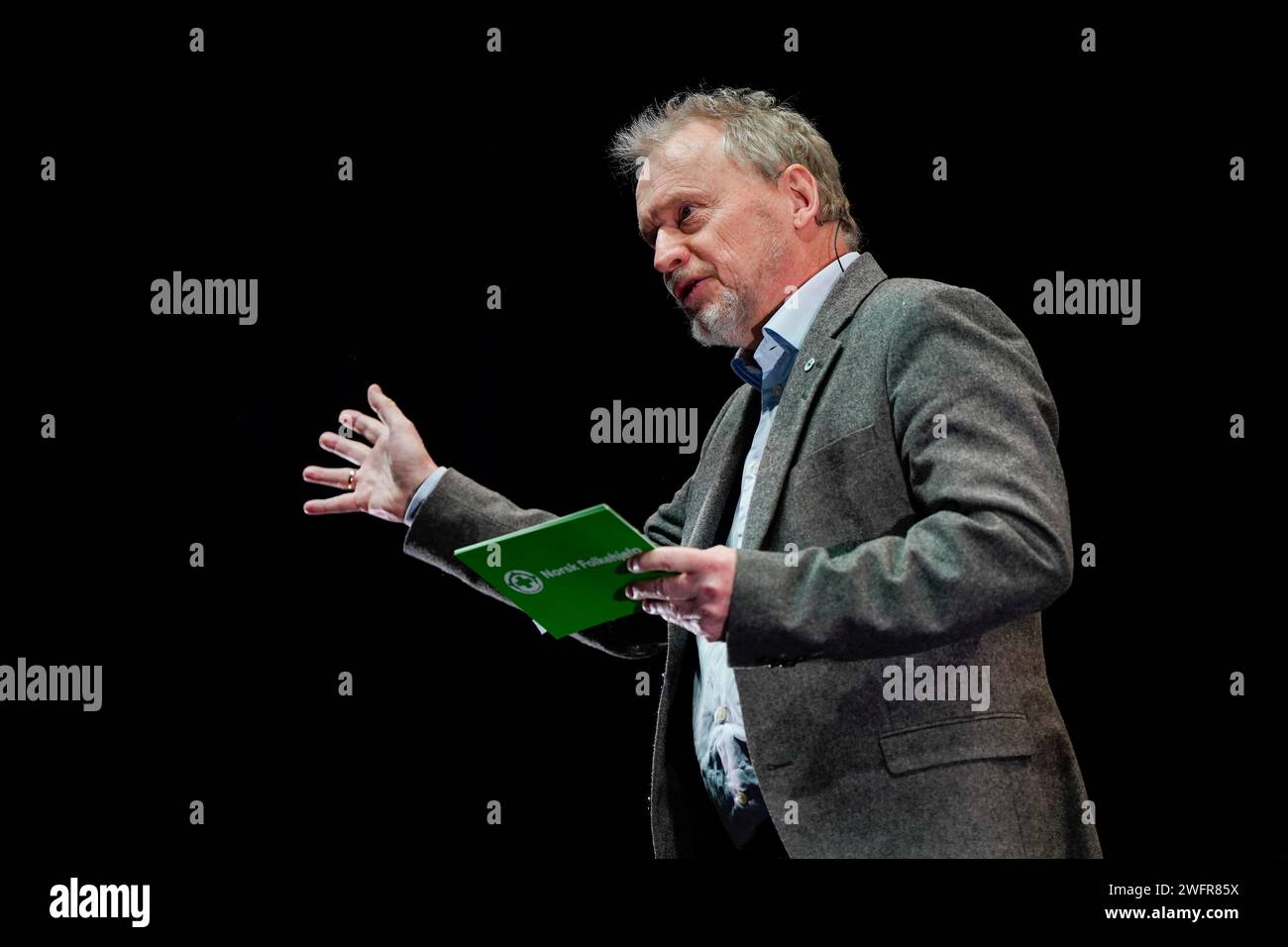 Oslo 20240201.Raymond Johansen speaks during the Norad conference at ...