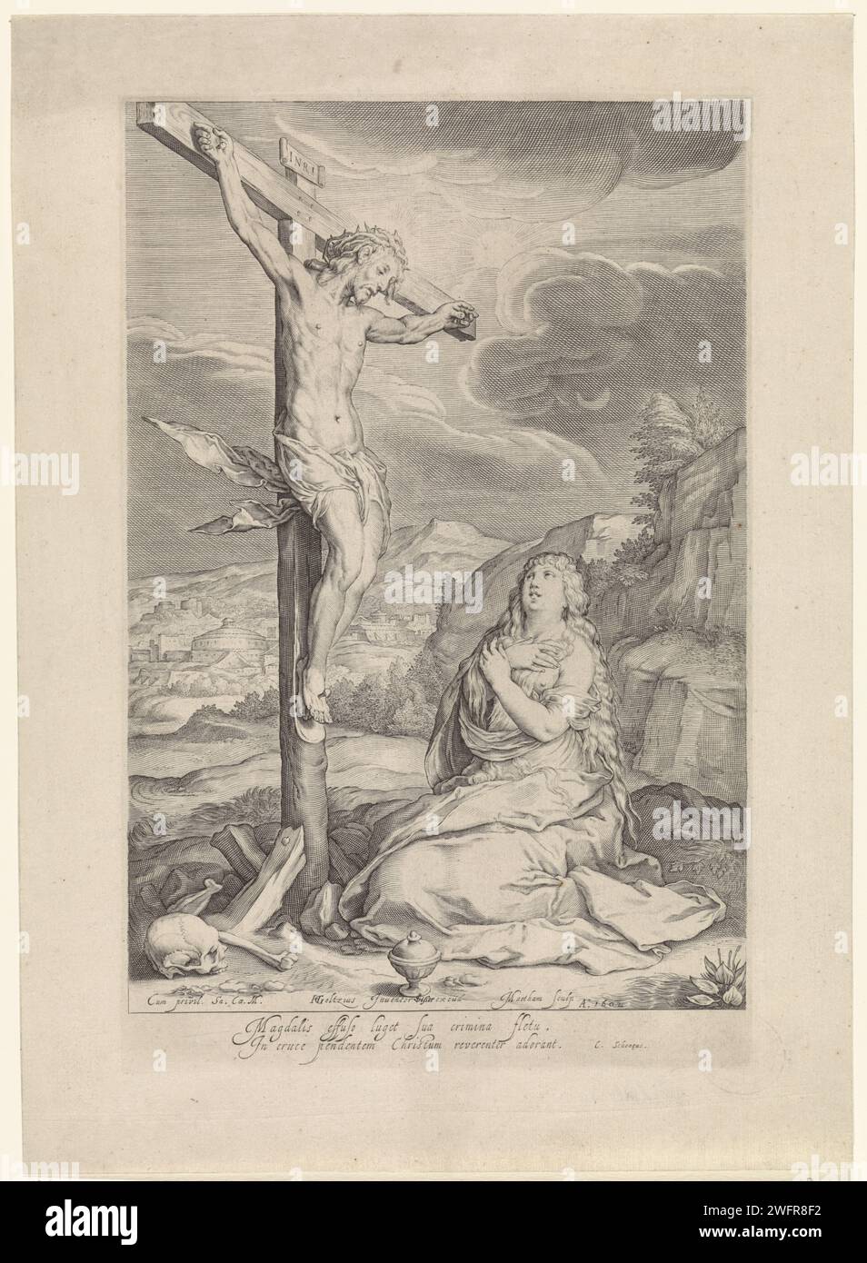 Mary magdalene kneeling christ hi-res stock photography and images - Alamy