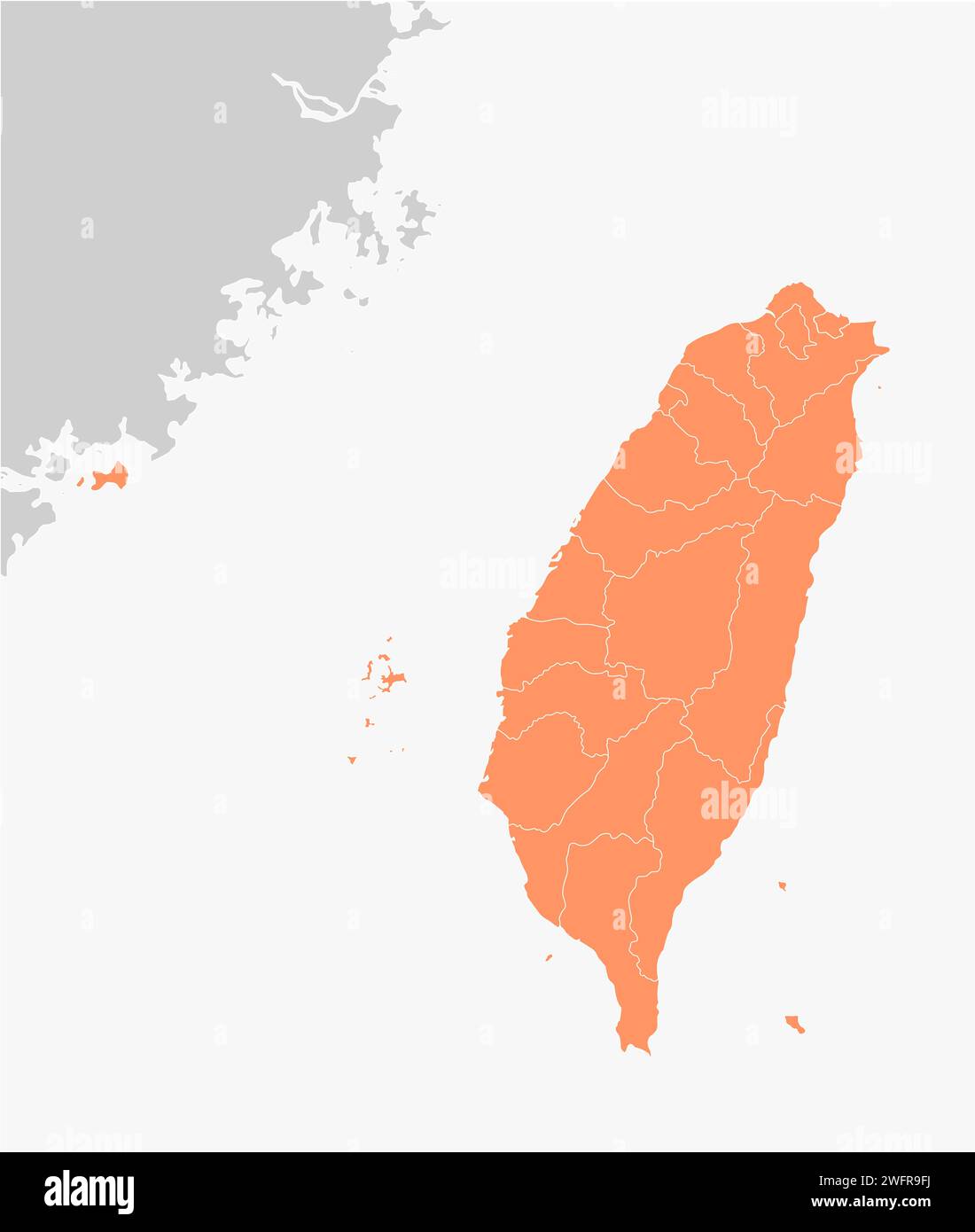 Taiwan strait map hi-res stock photography and images - Alamy