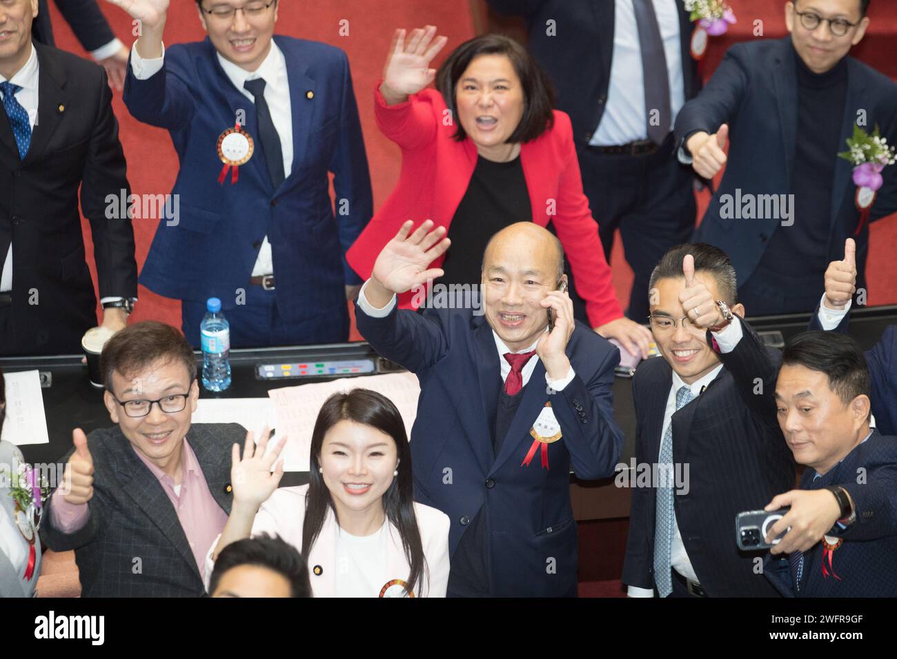 Han Kuo-yu, the legislator-elect from the main opposition Kuomintang ...
