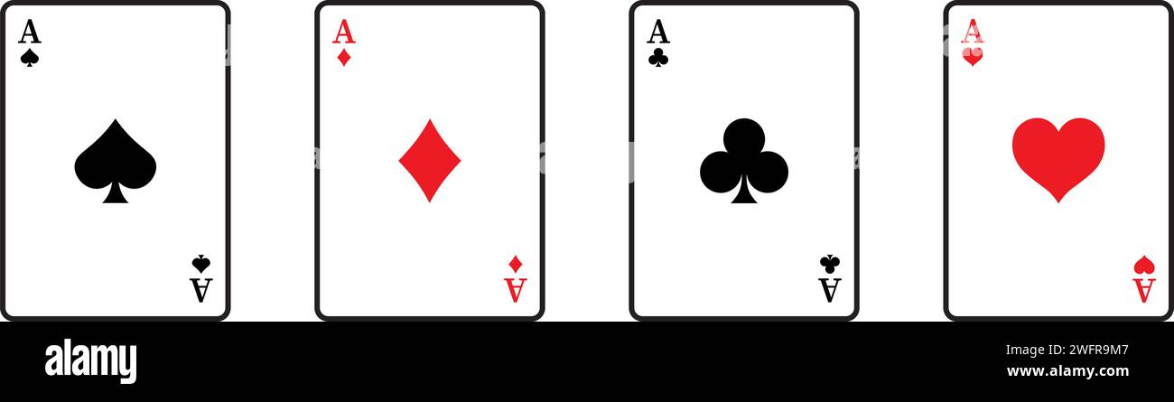 Playing card combination poker game Stock Vector Images - Alamy