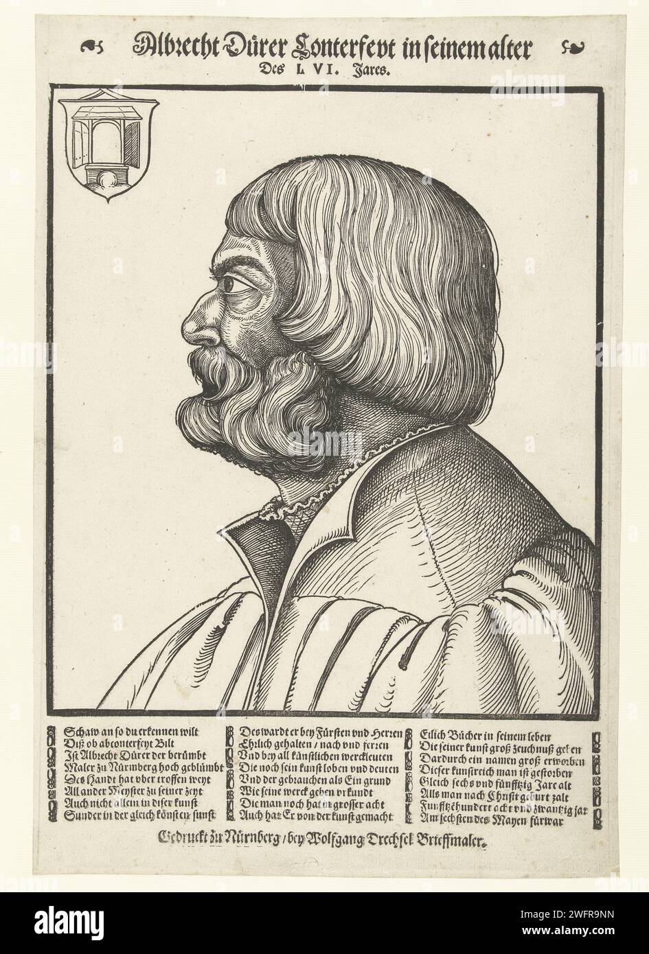 Portrait van Albrecht Dürer, Albrecht Dürer (School of), 1550 - 1570 ...