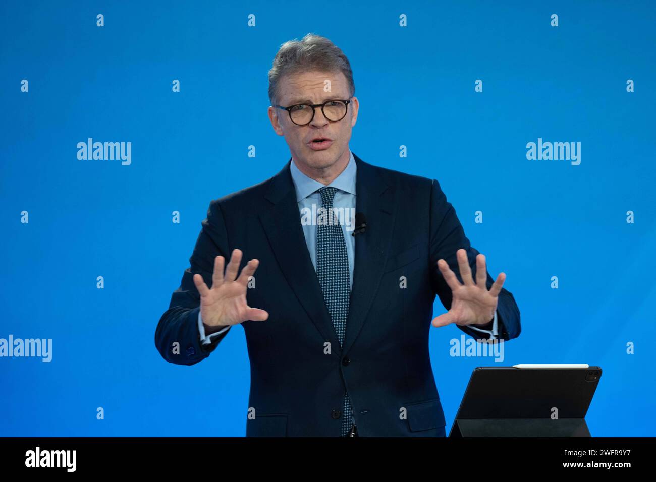 Christian SEWING, CEO, Vorstandsvorsitzender, Bilanzpressekonferenz der ...