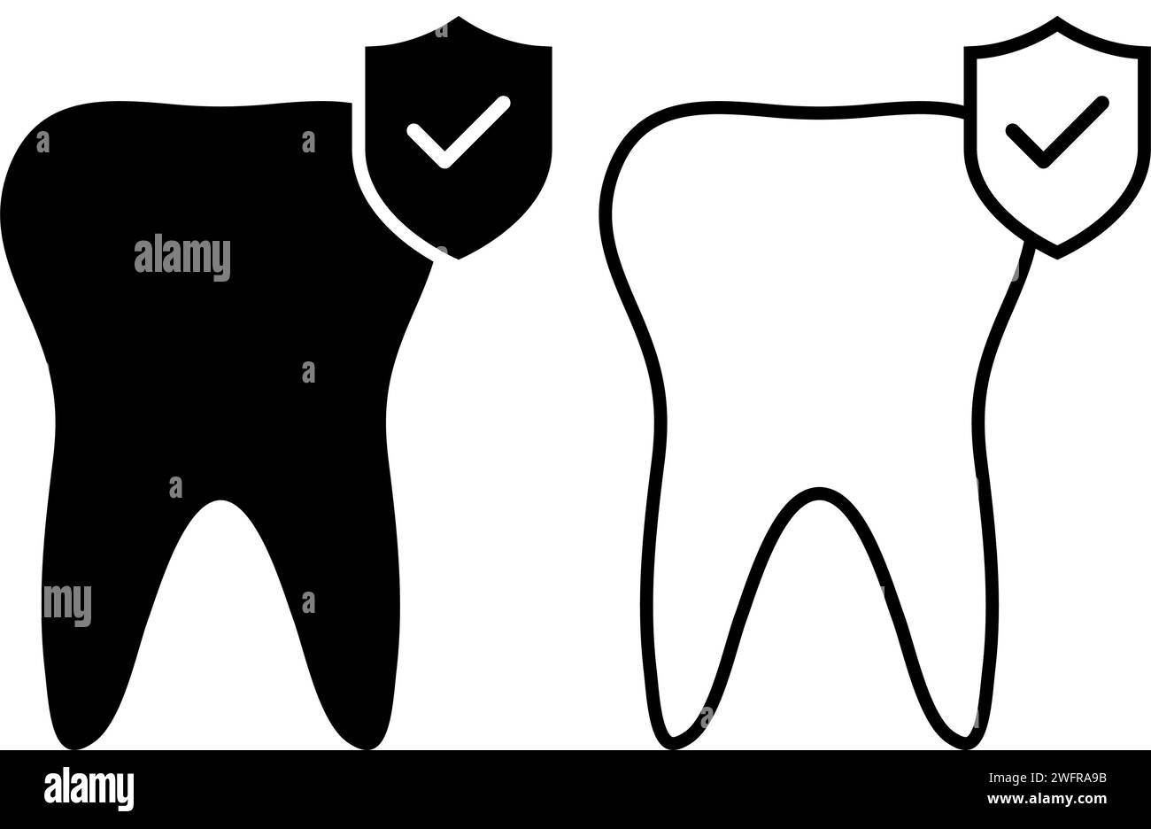 Tooth icon. Dental concept. Basic simple design Stock Vector Image ...
