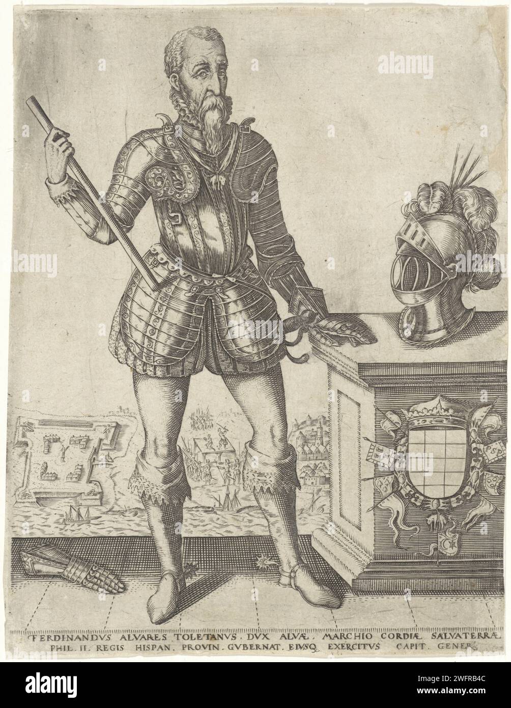 Portrait of Fernando Alvarez de Toledo, Duke of Alva, Christoffel van ...