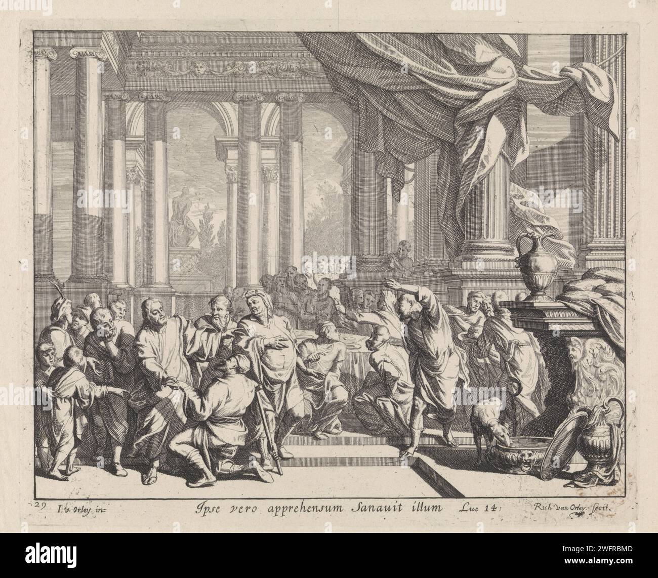 Healing the man with dropsy hi-res stock photography and images - Alamy