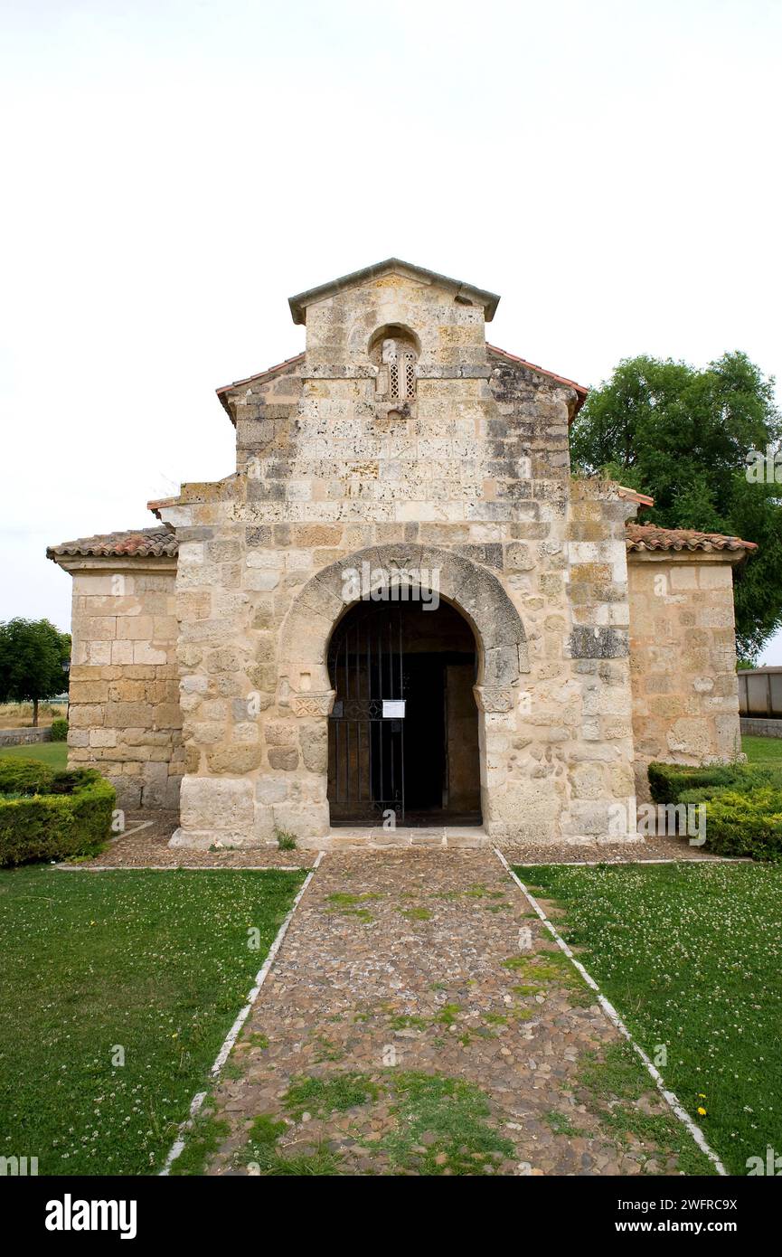 Church of San Juan Bautista, visigothic 7th century. Baños de Cerrato ...