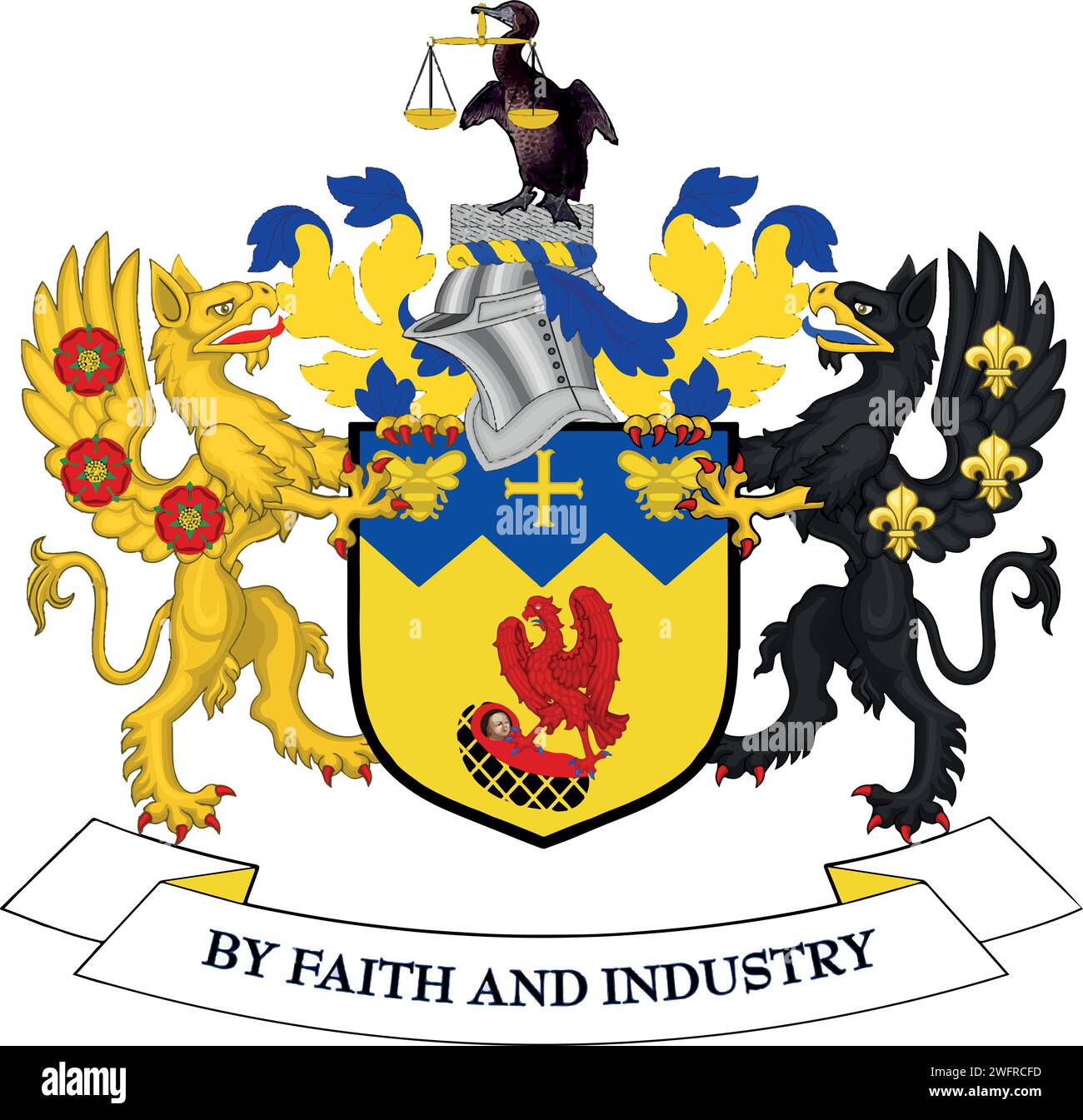 Liverpool administrative and district vector map Stock Vector Images ...