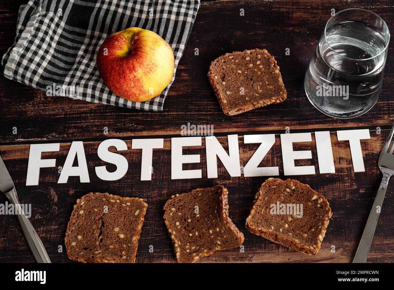 Augsburg, Bavaria, Germany - January 31, 2024: Lent lettering on a ...