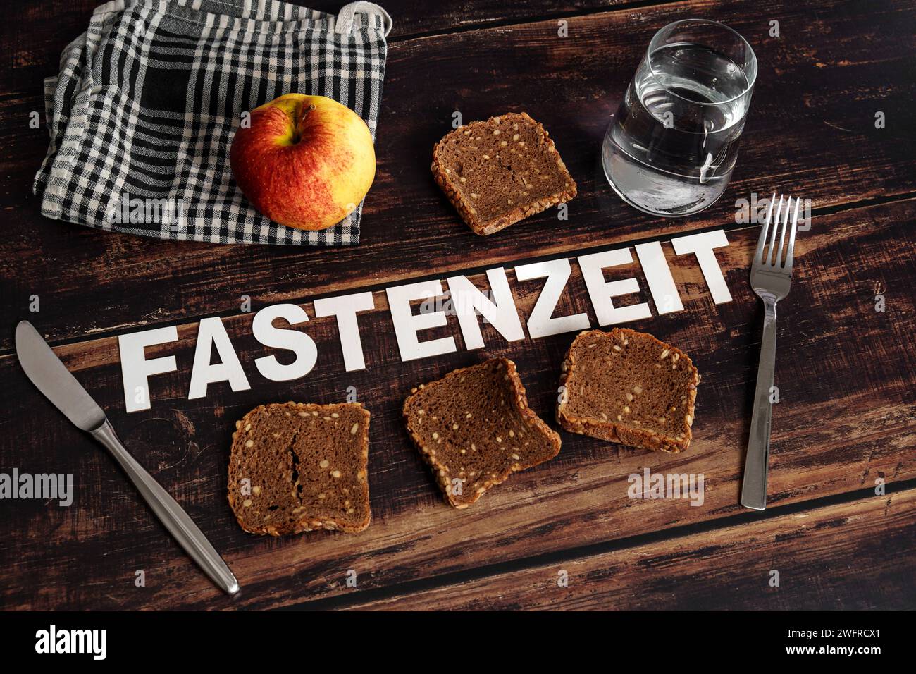 Augsburg, Bavaria, Germany - January 31, 2024: Lent lettering on a ...