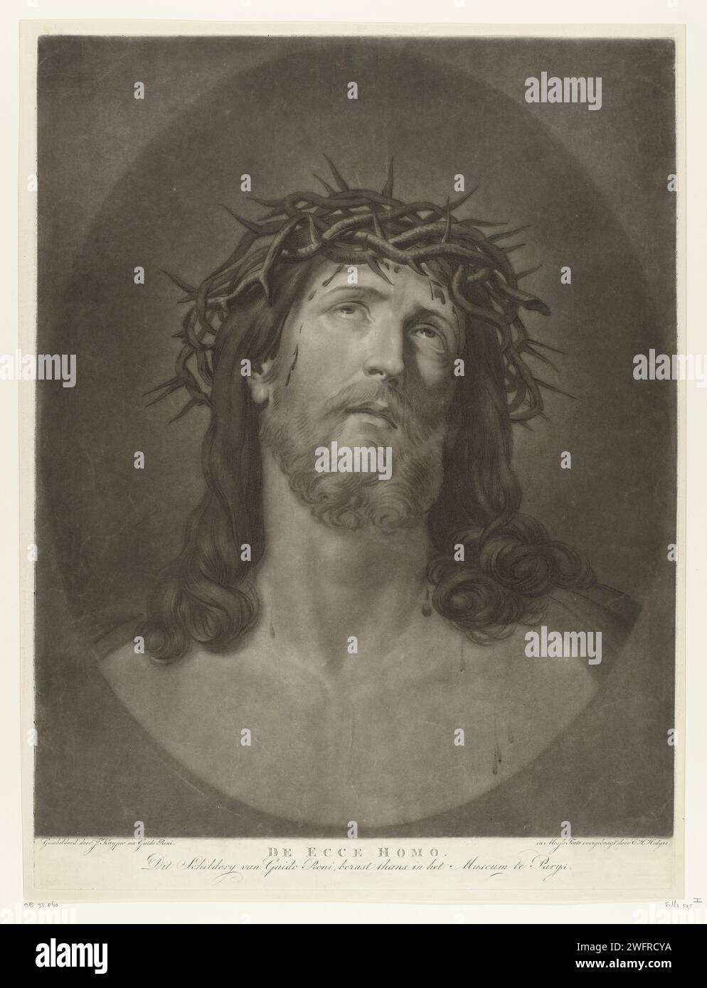 Ecce Homo, Charles Howard Hodges, after Guido Reni, after Jacques ...
