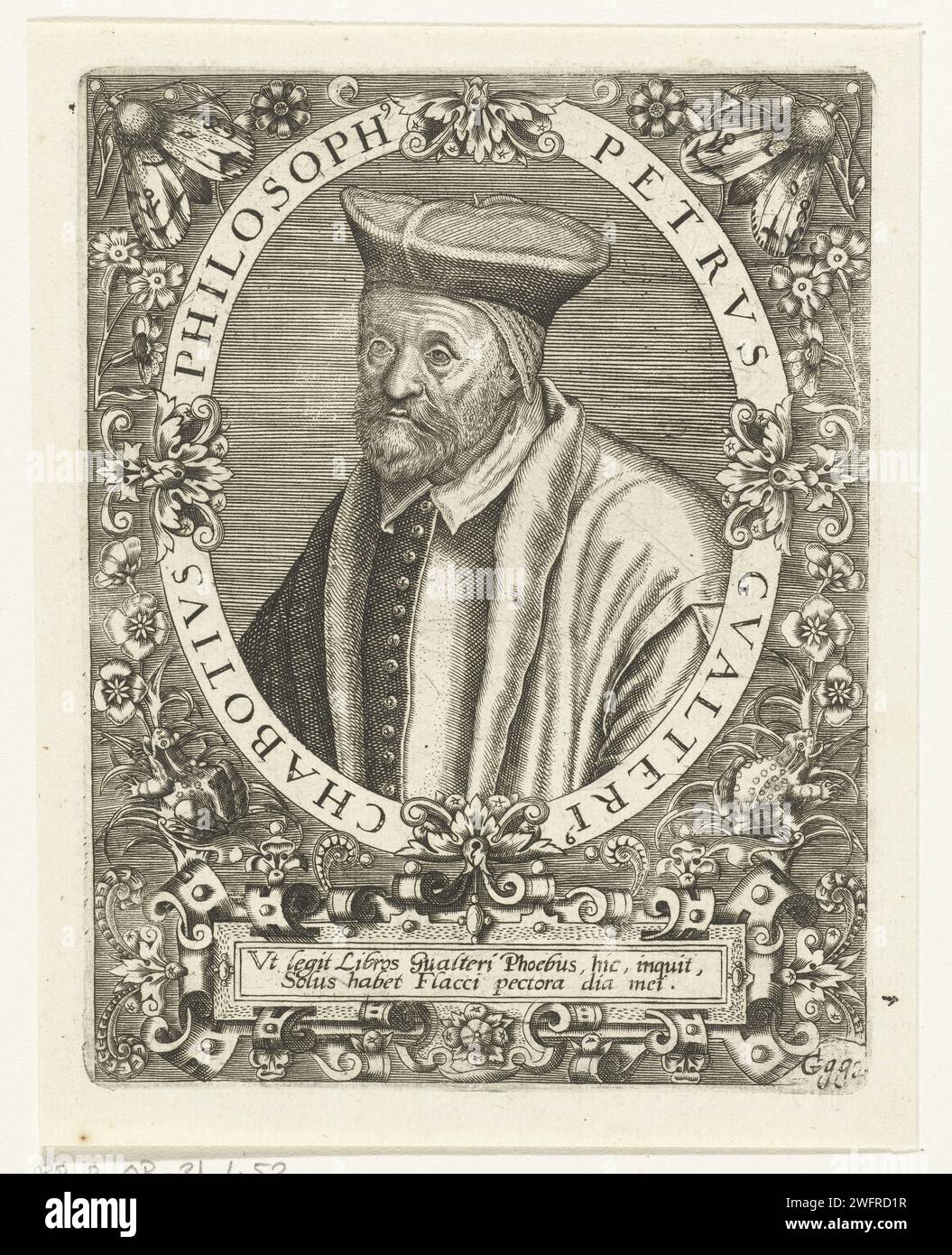 Portrait of Pierre Gautier Chabot, Johann Theodor de Bry, after Jean ...