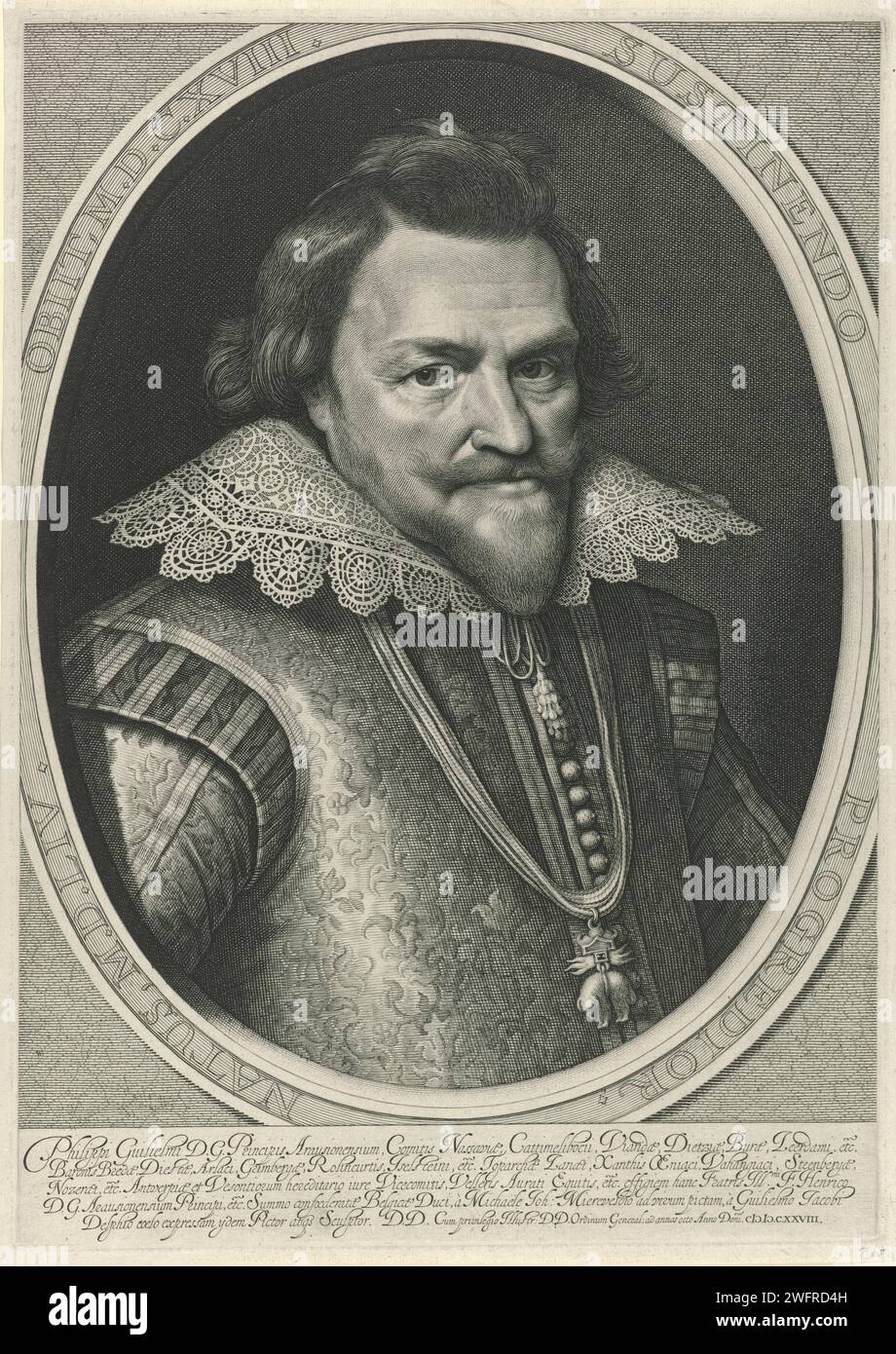 Portrait of Philip Willem, Prince of Orange, Willem Jacobsz Delff ...