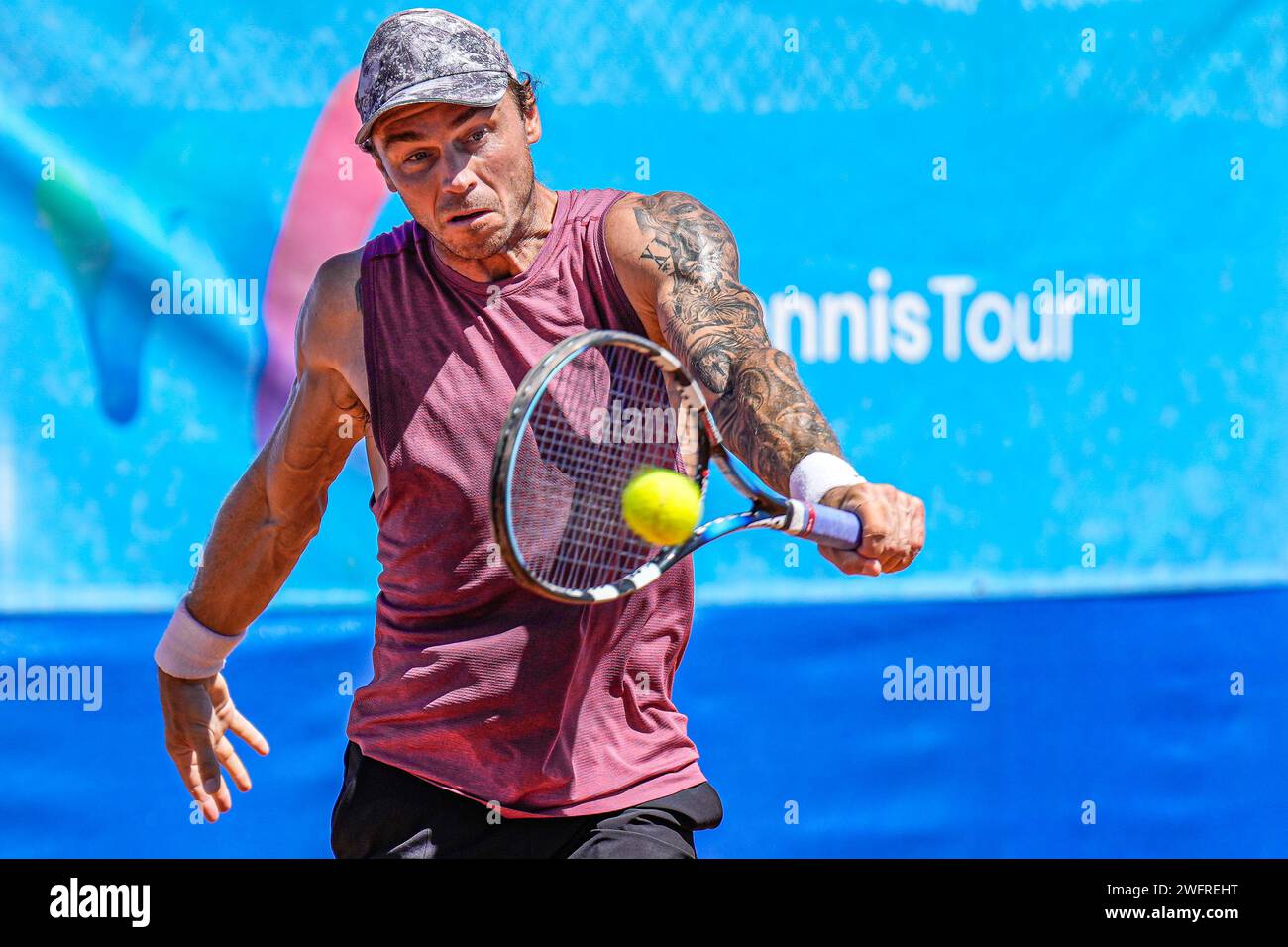 Dayne Kelly of Australia in action during the Quarter Finals of the ...