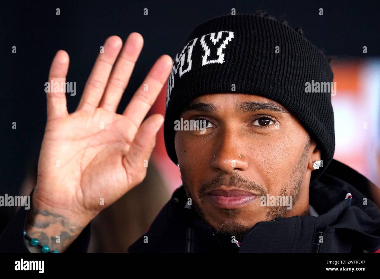 File photo dated 24-08-2023 of Mercedes F1 driver Lewis Hamilton. Seven ...