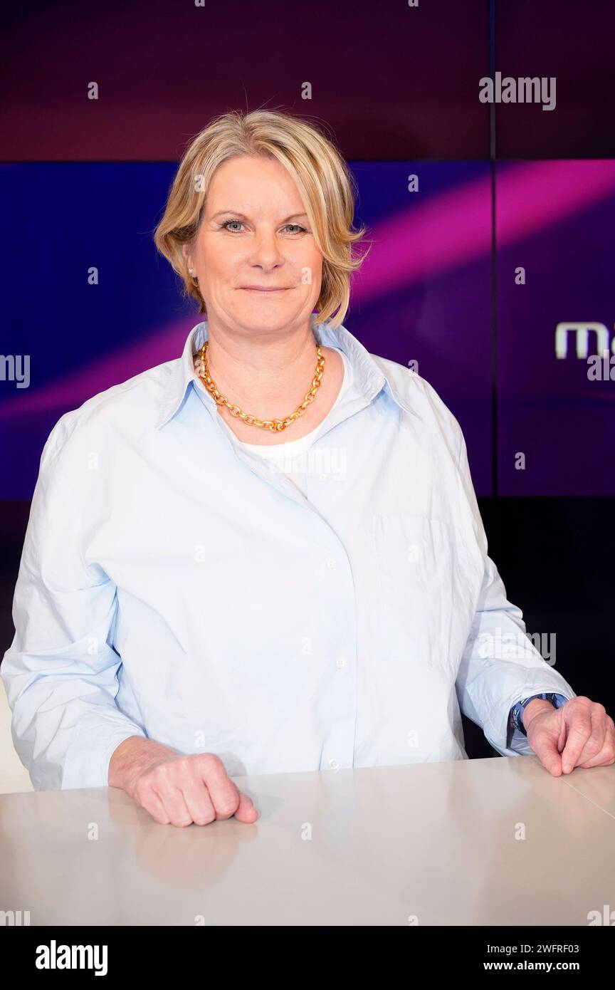 Susanne Gaschke in der ARD-Talkshow maischberger im Studio Berlin ...