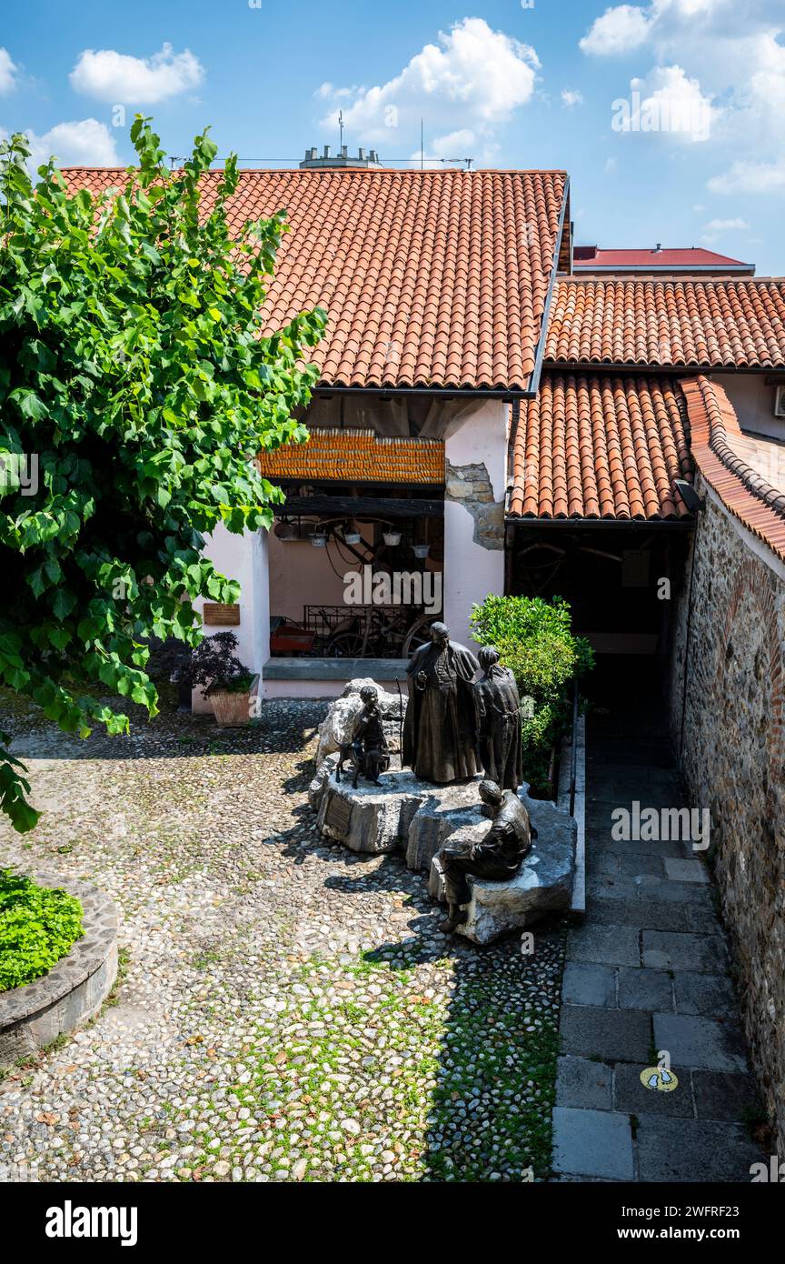 Birthplace and birthplace of Pope John XXIII Stock Photo - Alamy